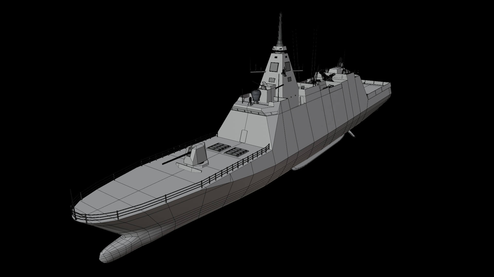 Mogami Class Frigate - 3D Model by ennuishao