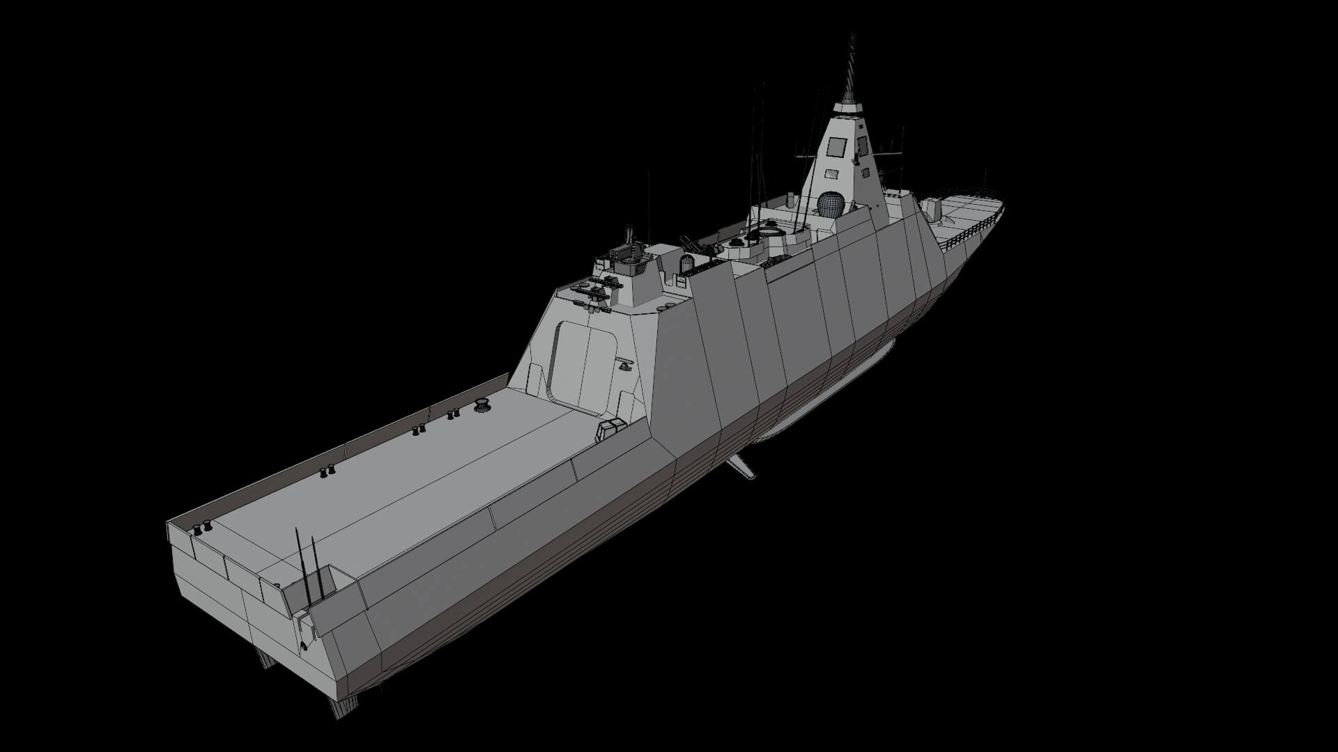Mogami Class Frigate - 3D Model by ennuishao