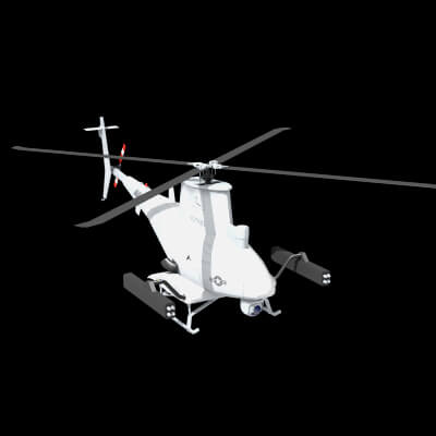 Mq-8B Fire Scout UAV 3D Model by ennuishao