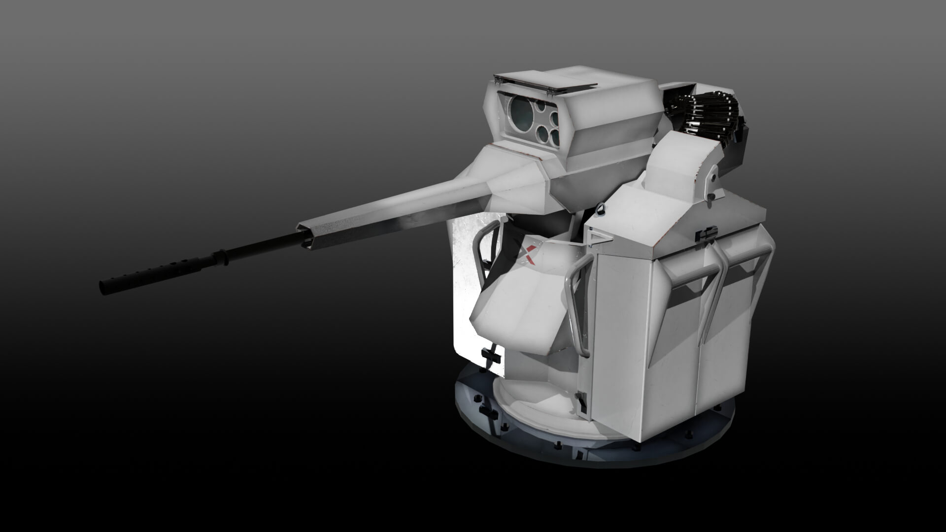 Nexter Narwhal 20 Naval Weapon Station - 3D Model by ennuishao
