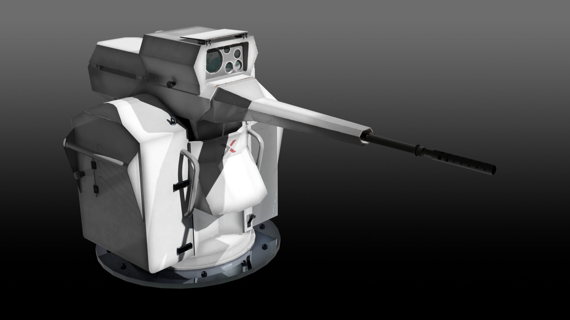 Nexter Narwhal 20 Naval Weapon Station - 3D Model by ennuishao