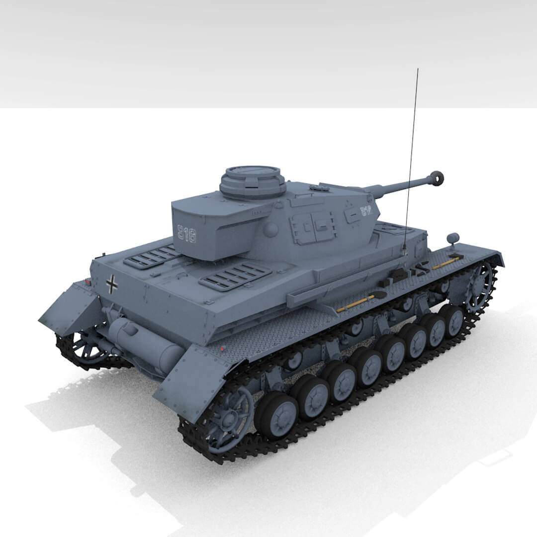 Panzer IV F2 - 3D Model by ennuishao