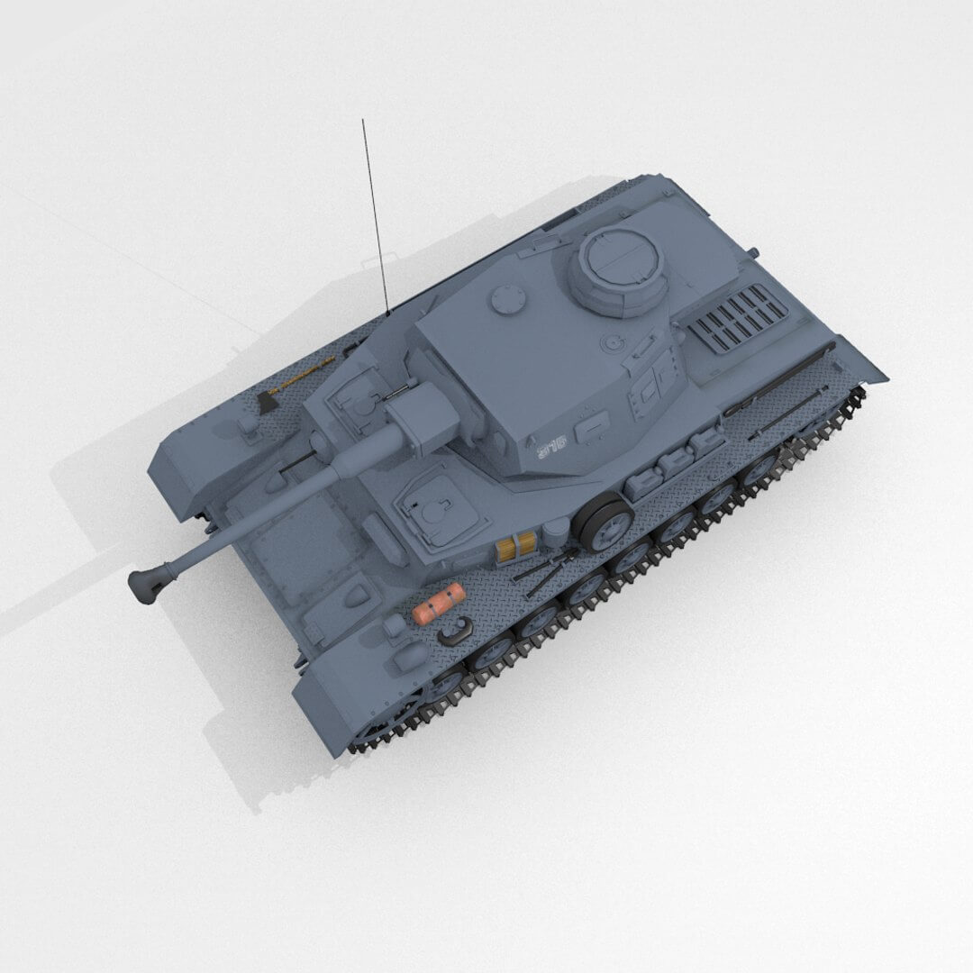 Panzer IV F2 - 3D Model by ennuishao