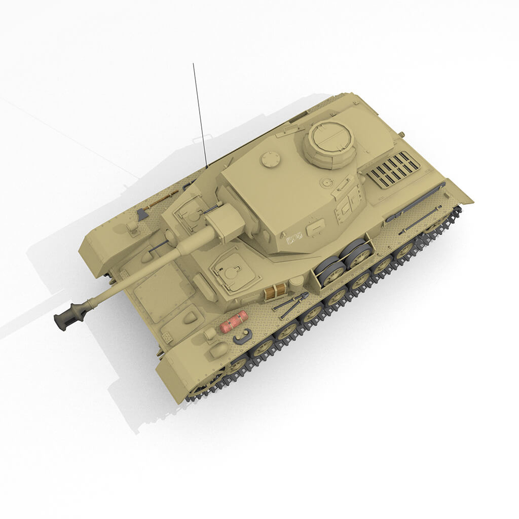 Panzer IV G Medium Tank - 3D Model by ennuishao