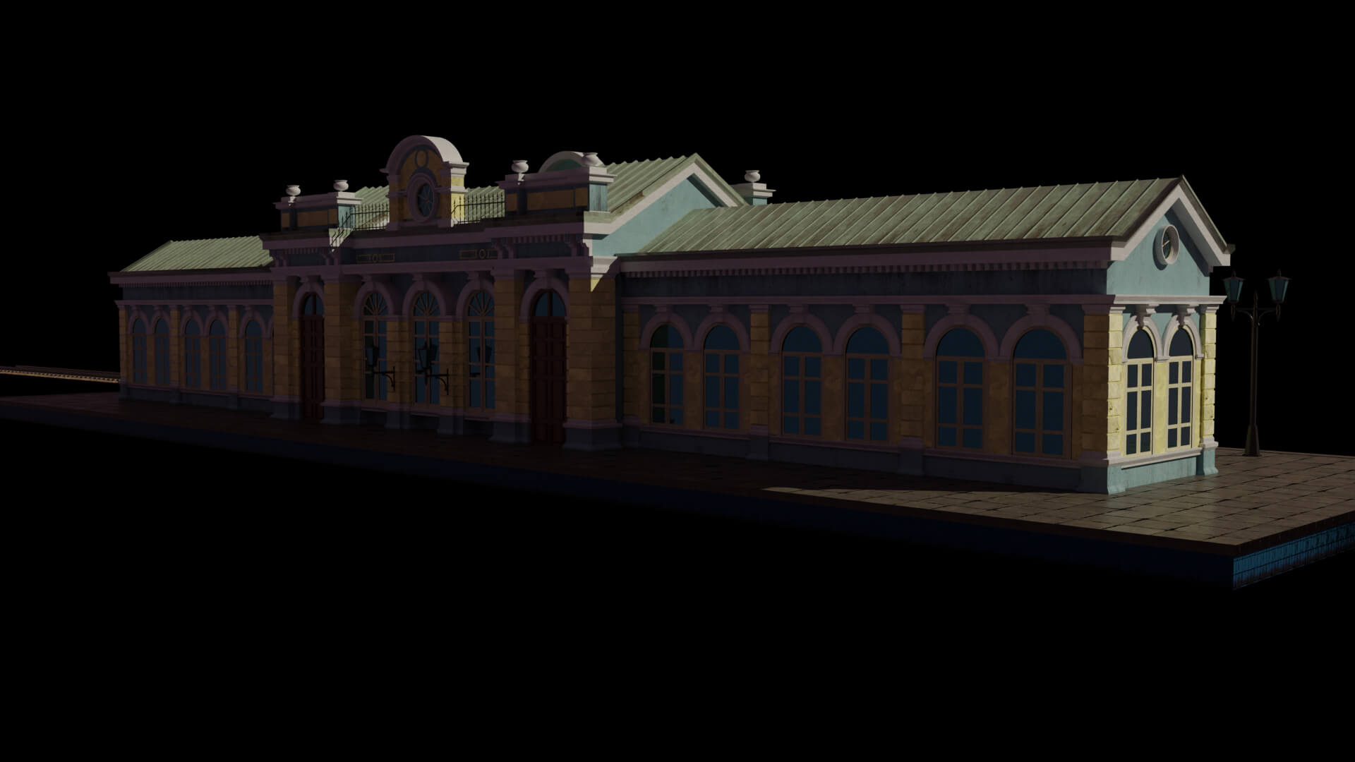 Russian Railway Station - 3D Model by ennuishao