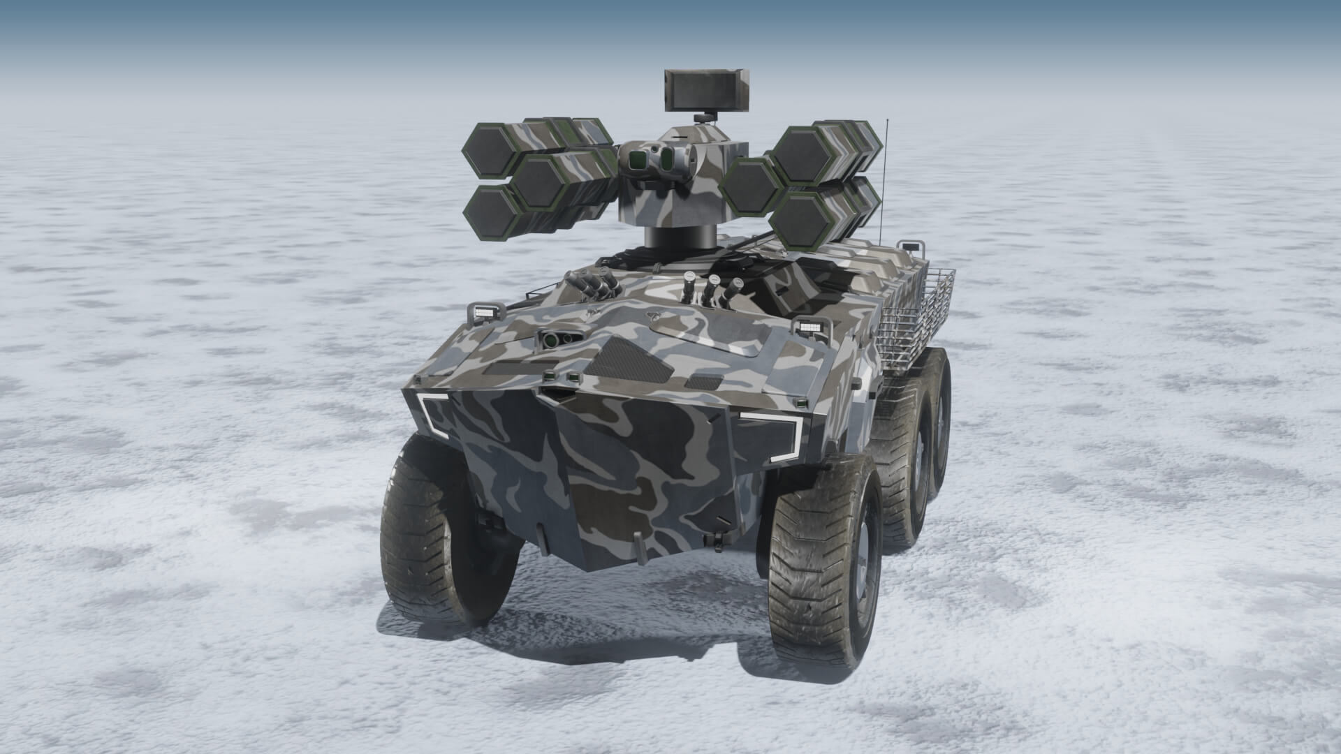 Sci-Fi Armor Vehicles Winter Camo by ennuishao