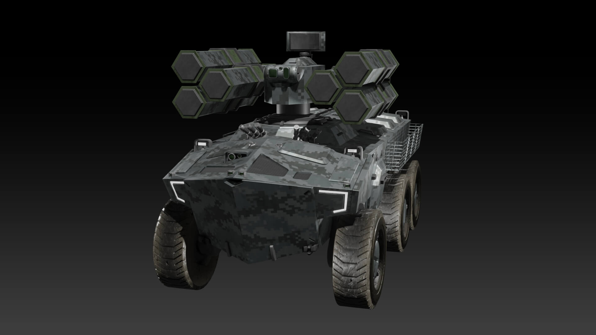 Sci-Fi SAM Launcher 3D Model by ennuishao