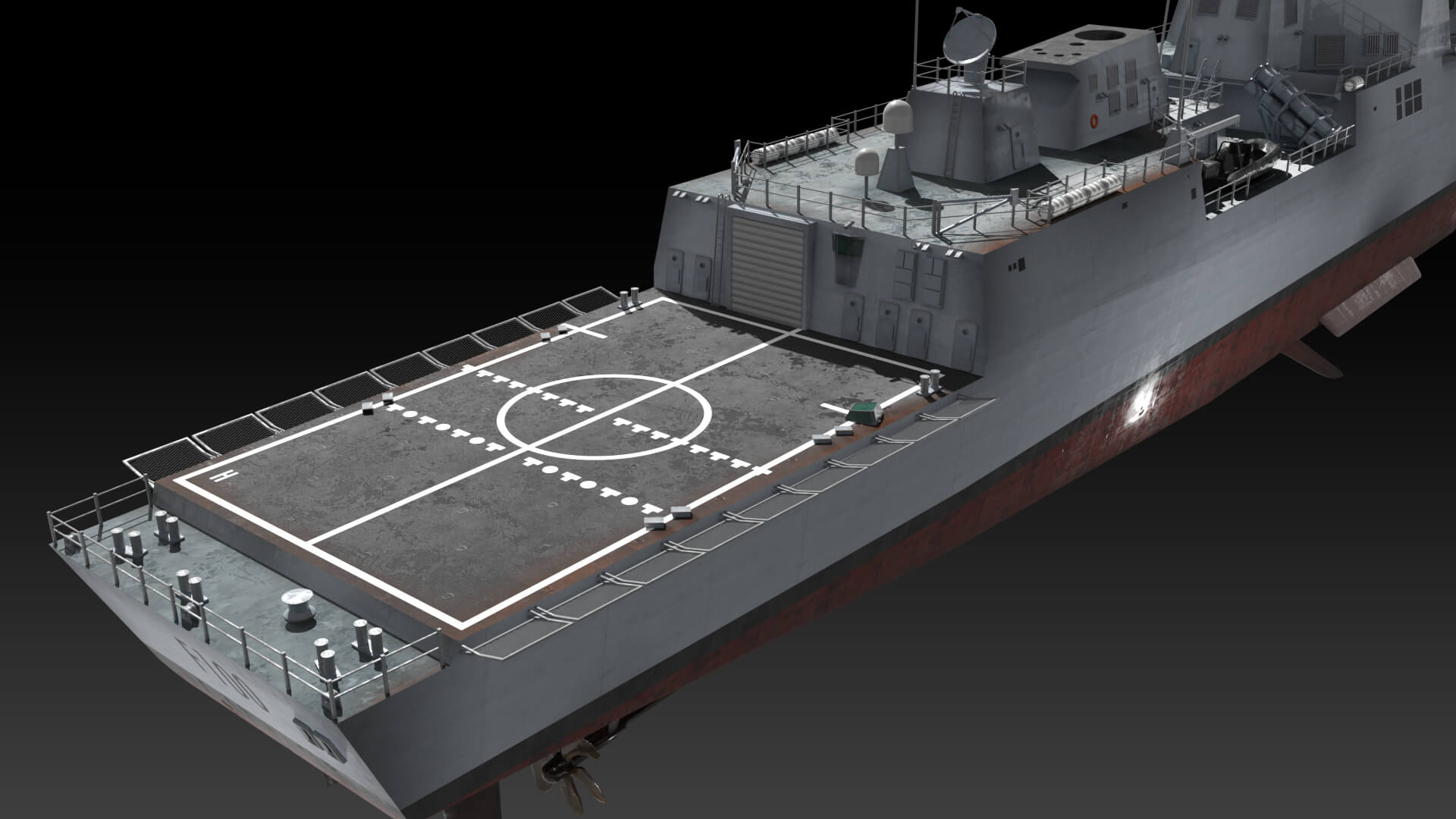 SPS Juan Carlos I - 3D Model by ennuishao