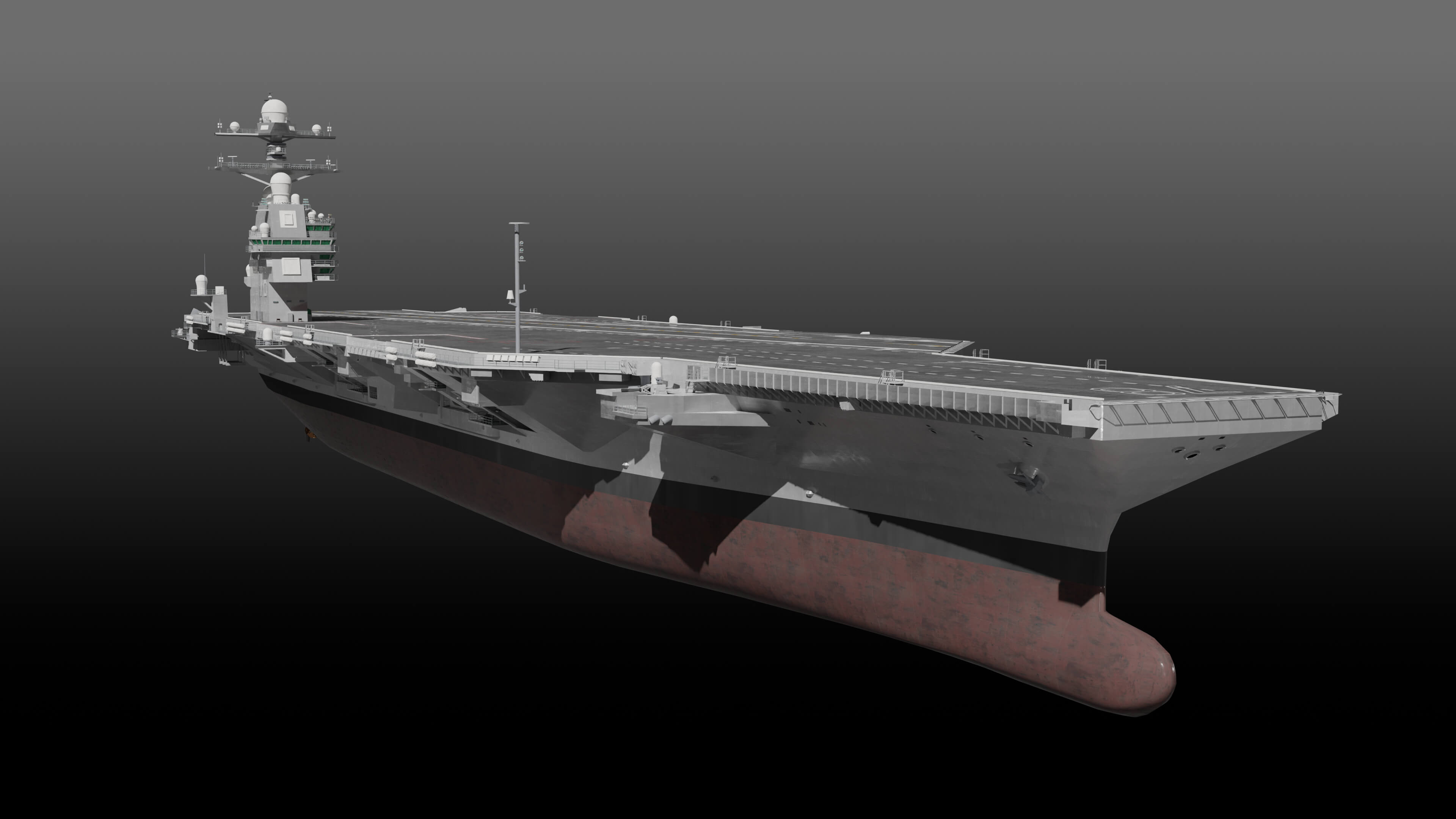 USS Gerald R Ford - 3D Model by ennuishao