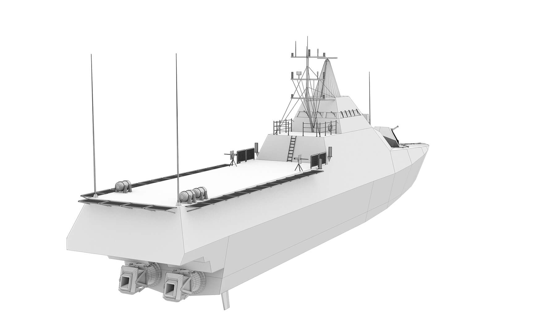 Visby Class Corvette - 3D Model by ennuishao