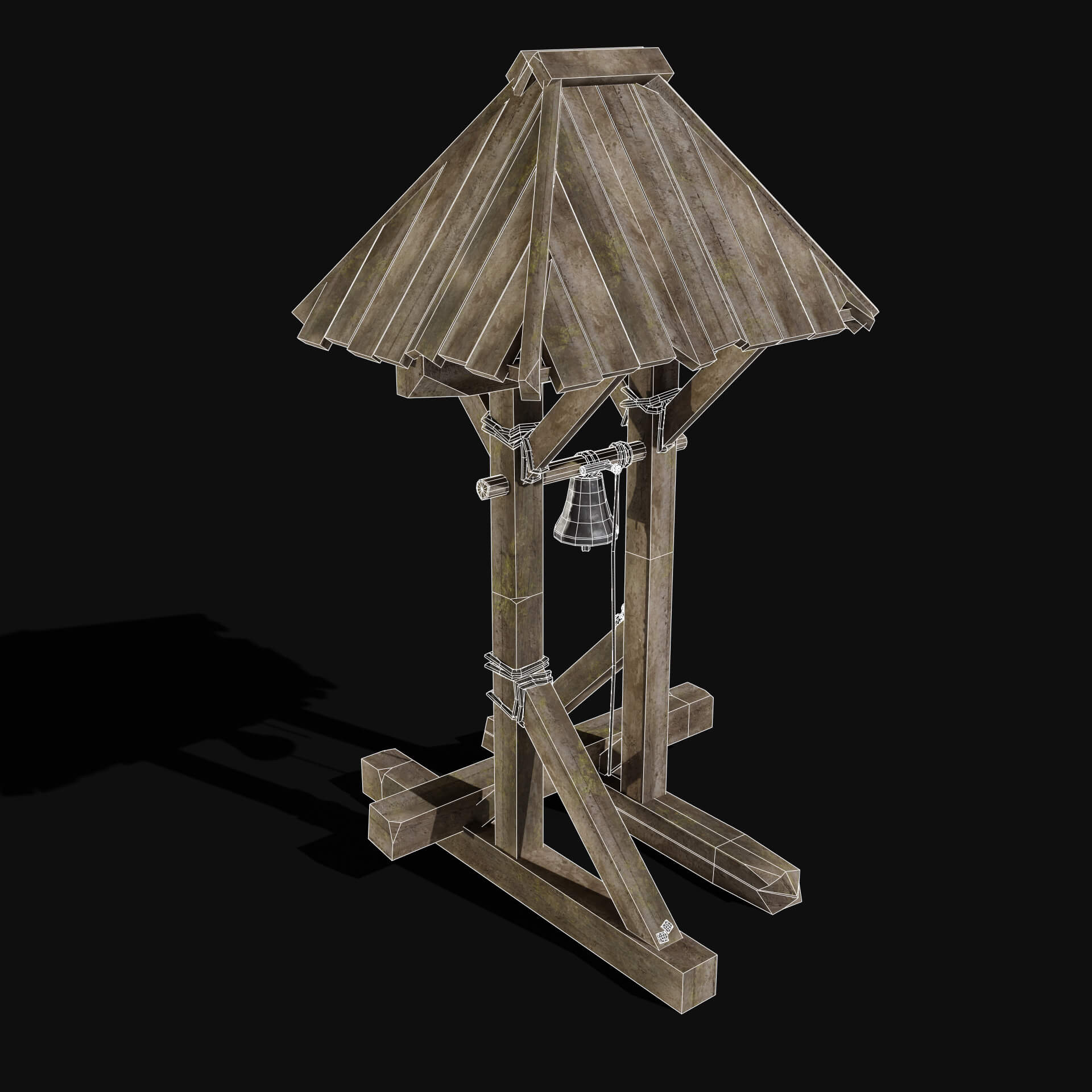 Alarm Bell Signal Tower Collection - 3D Model by Enterables