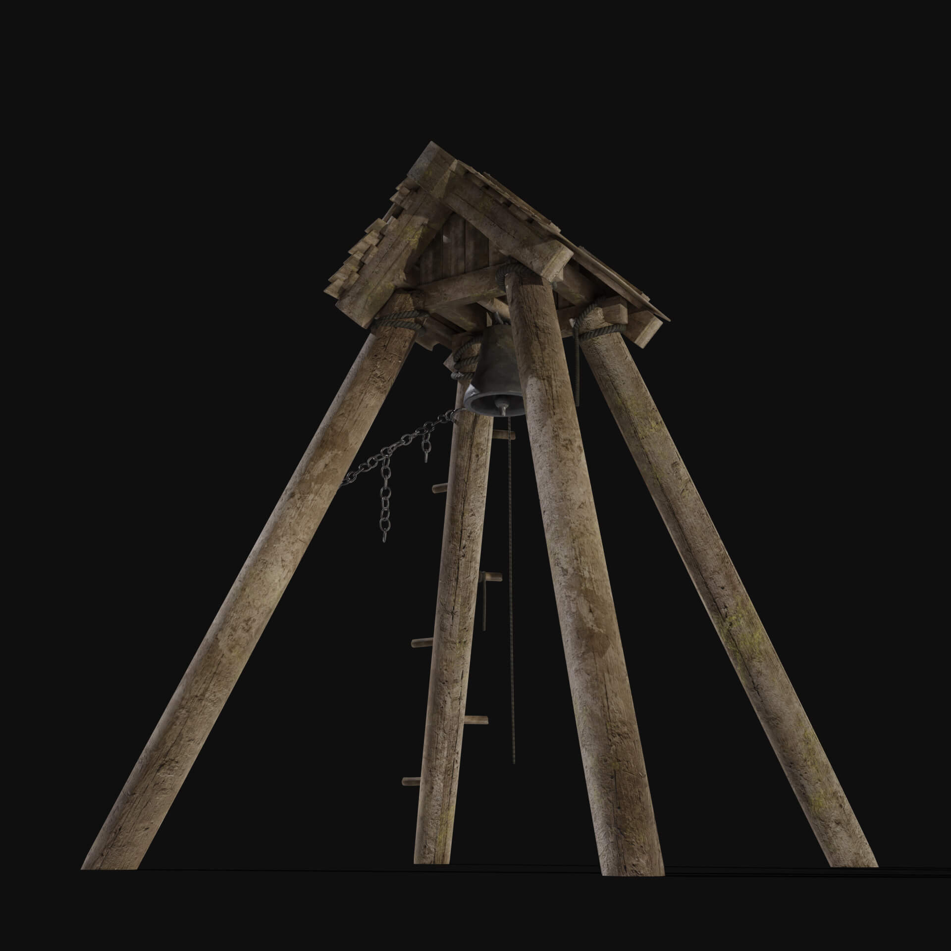 Alarm Bell Signal Tower Collection - 3D Model by Enterables