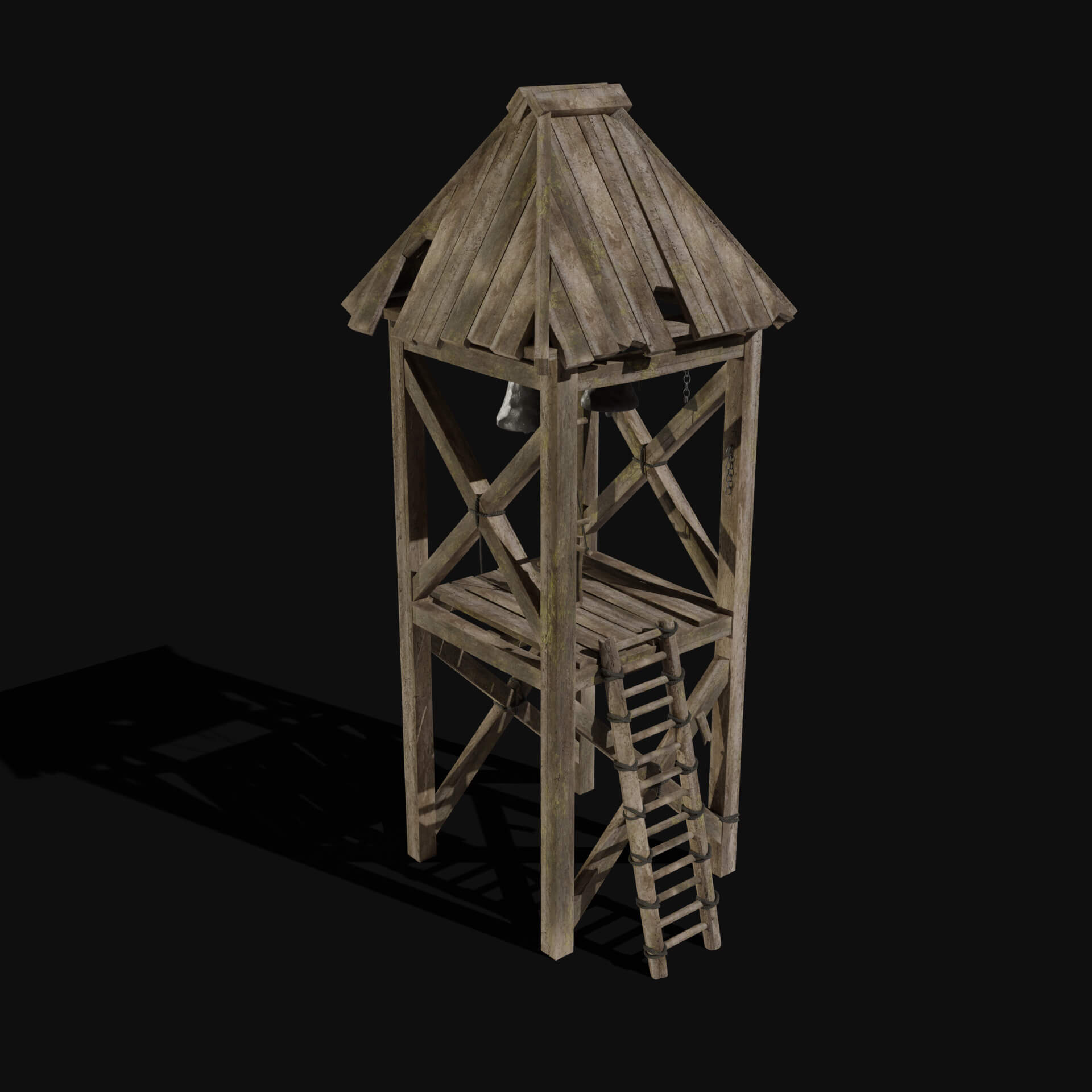 Alarm Bell Signal Tower Collection - 3D Model by Enterables