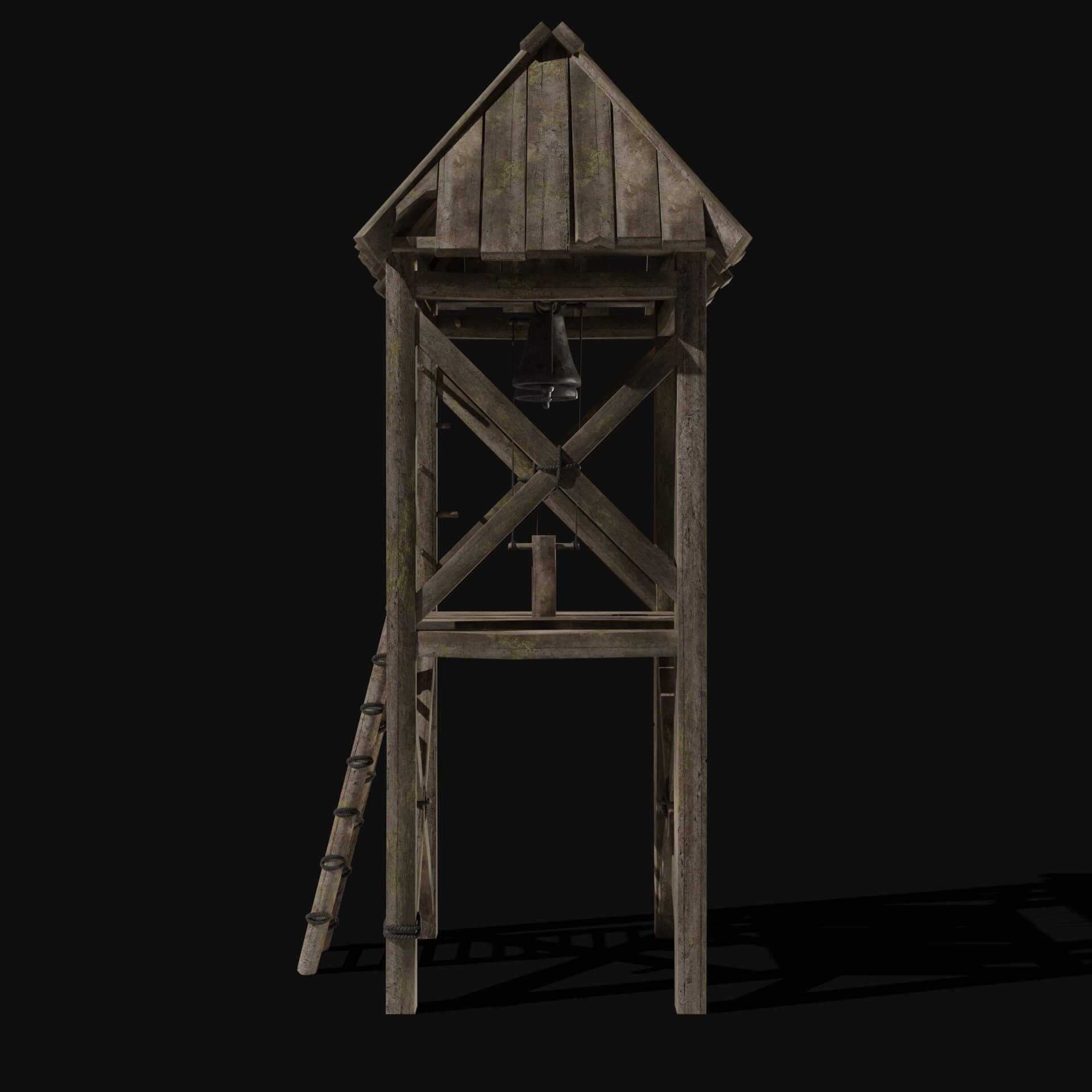 Alarm Bell Signal Tower Collection - 3D Model by Enterables
