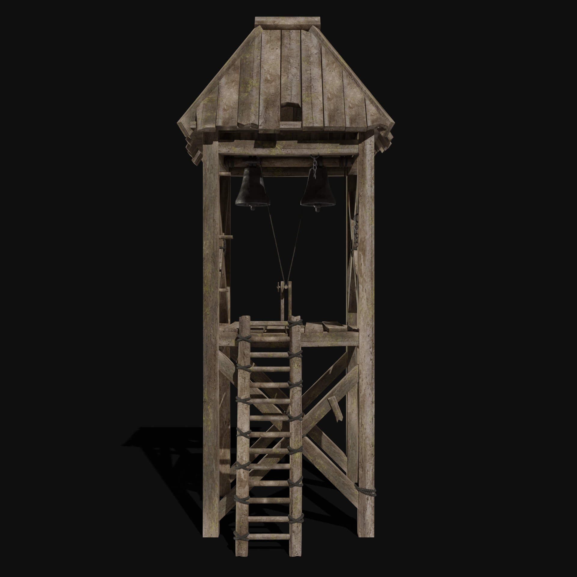 Alarm Bell Signal Tower Collection - 3D Model by Enterables