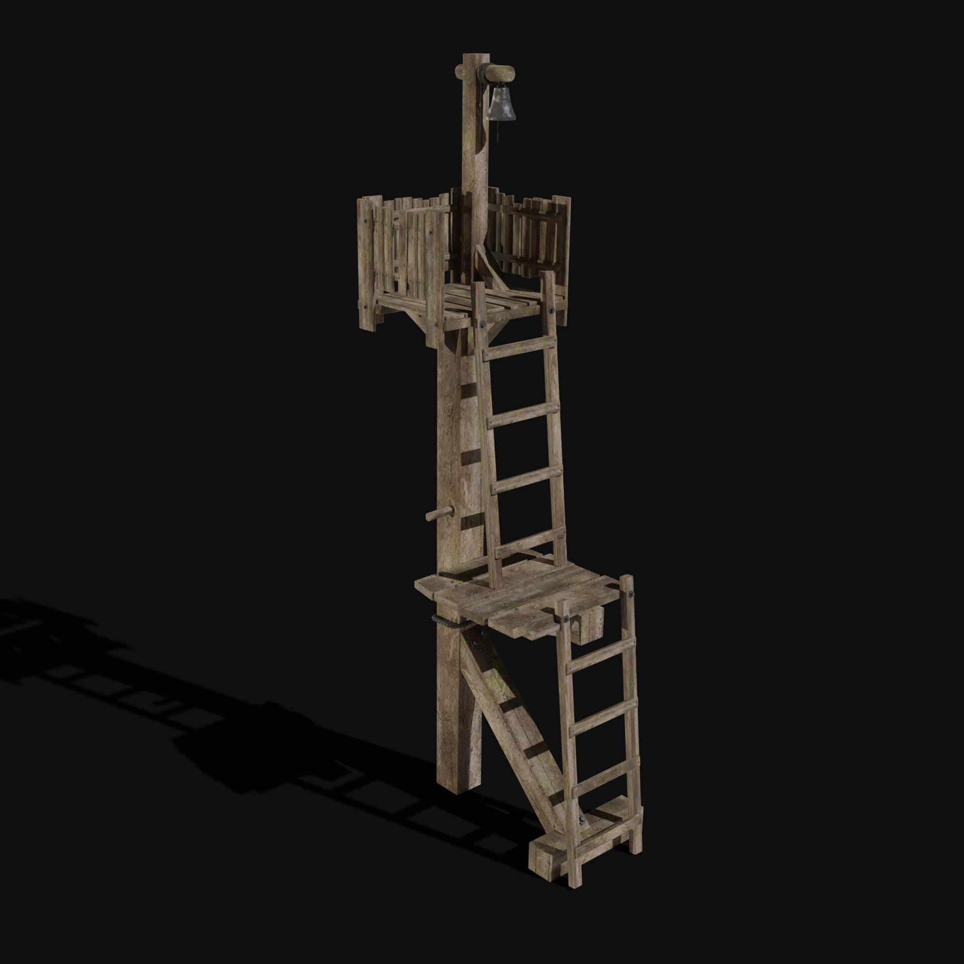 Alarm Bell Signal Tower Collection - 3D Model by Enterables