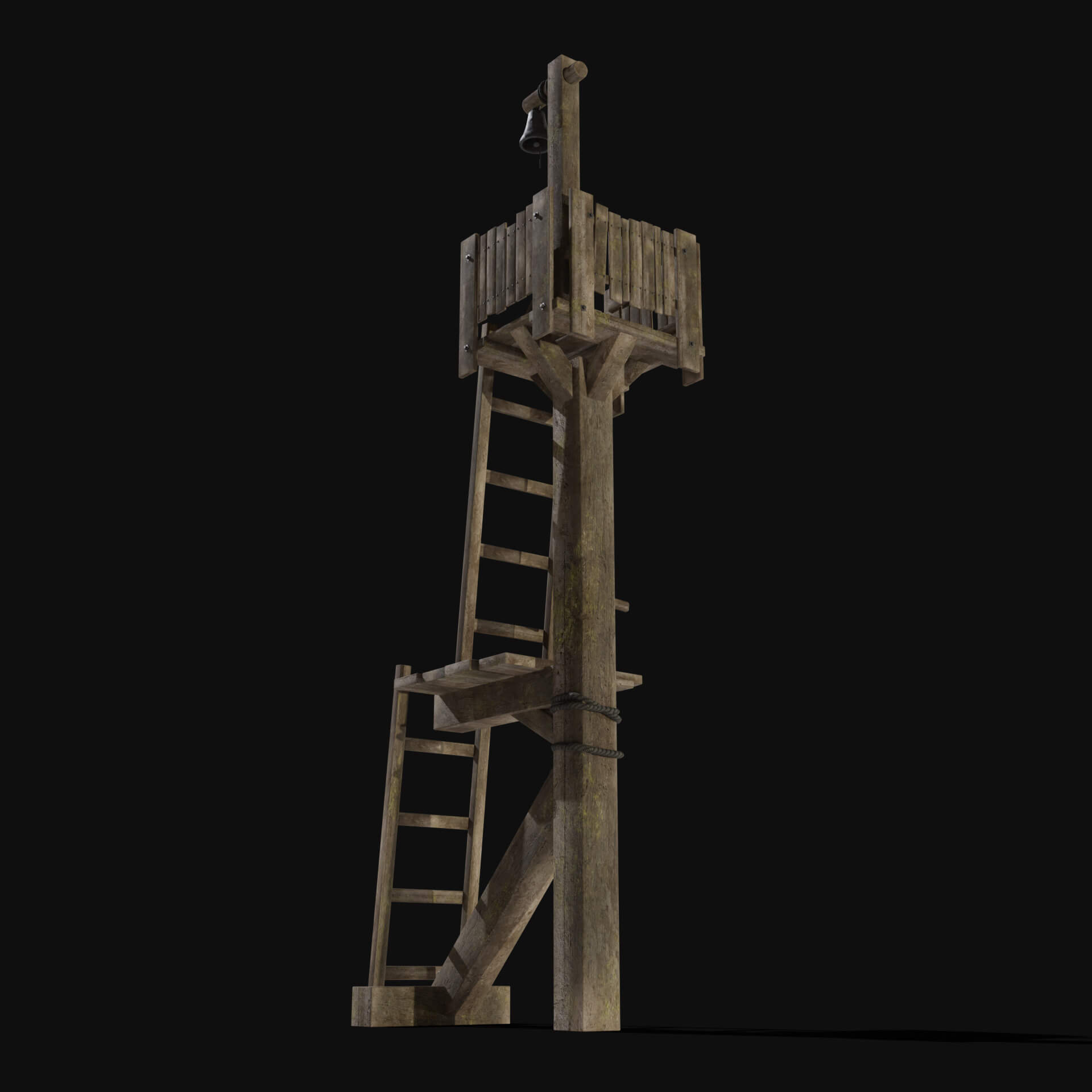 Alarm Bell Signal Tower Collection - 3D Model by Enterables
