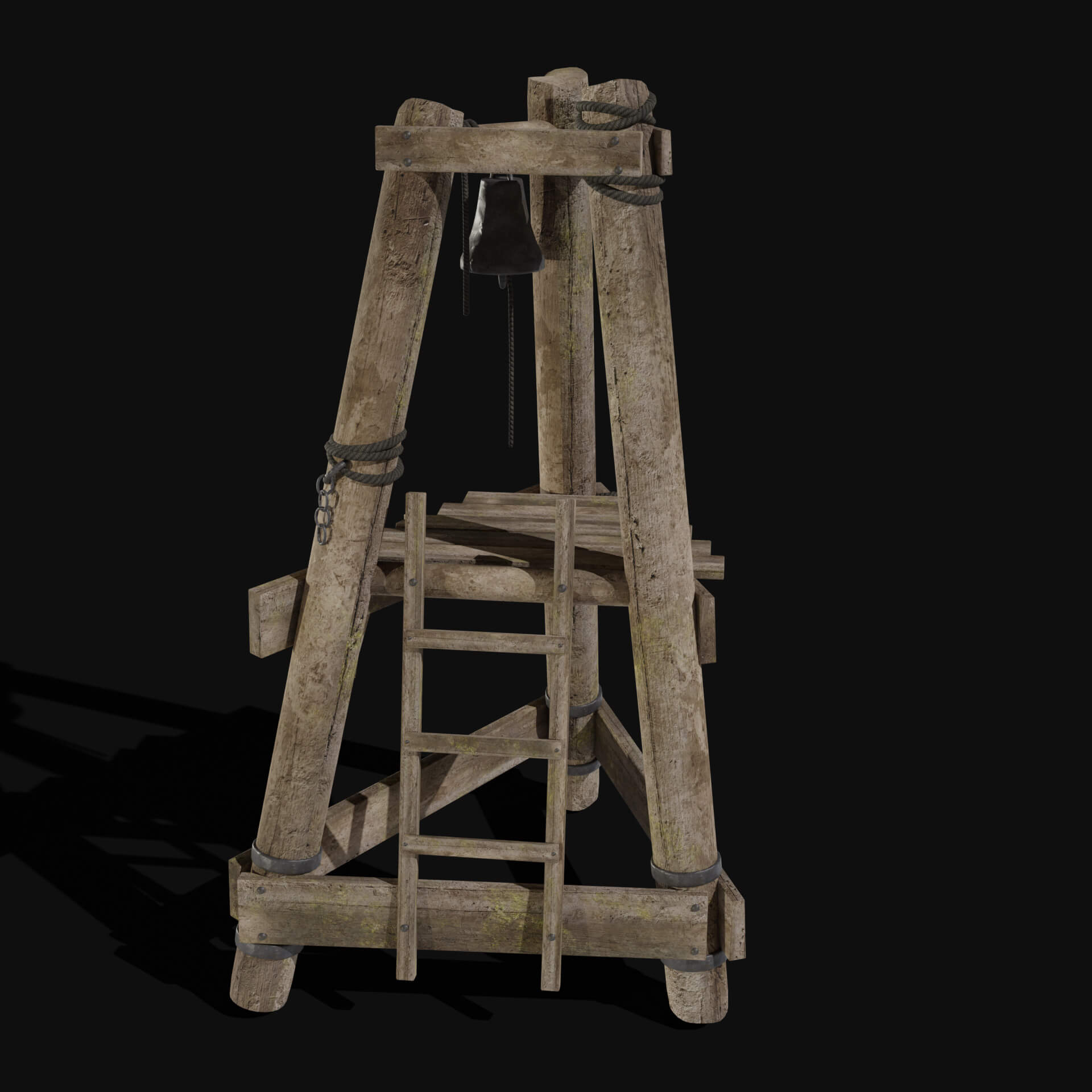 Alarm Bell Signal Tower Collection - 3D Model by Enterables