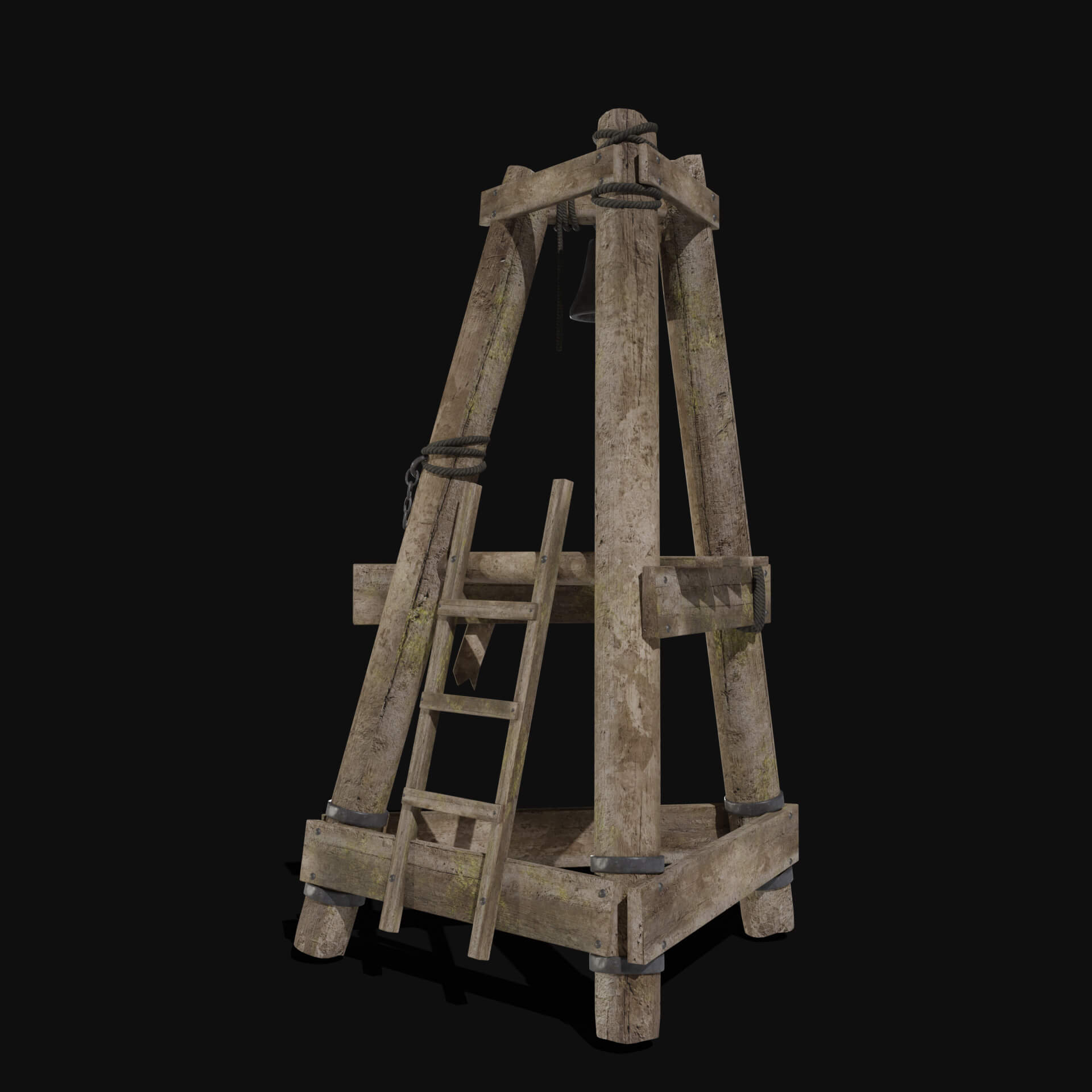 Alarm Bell Signal Tower Collection - 3D Model by Enterables