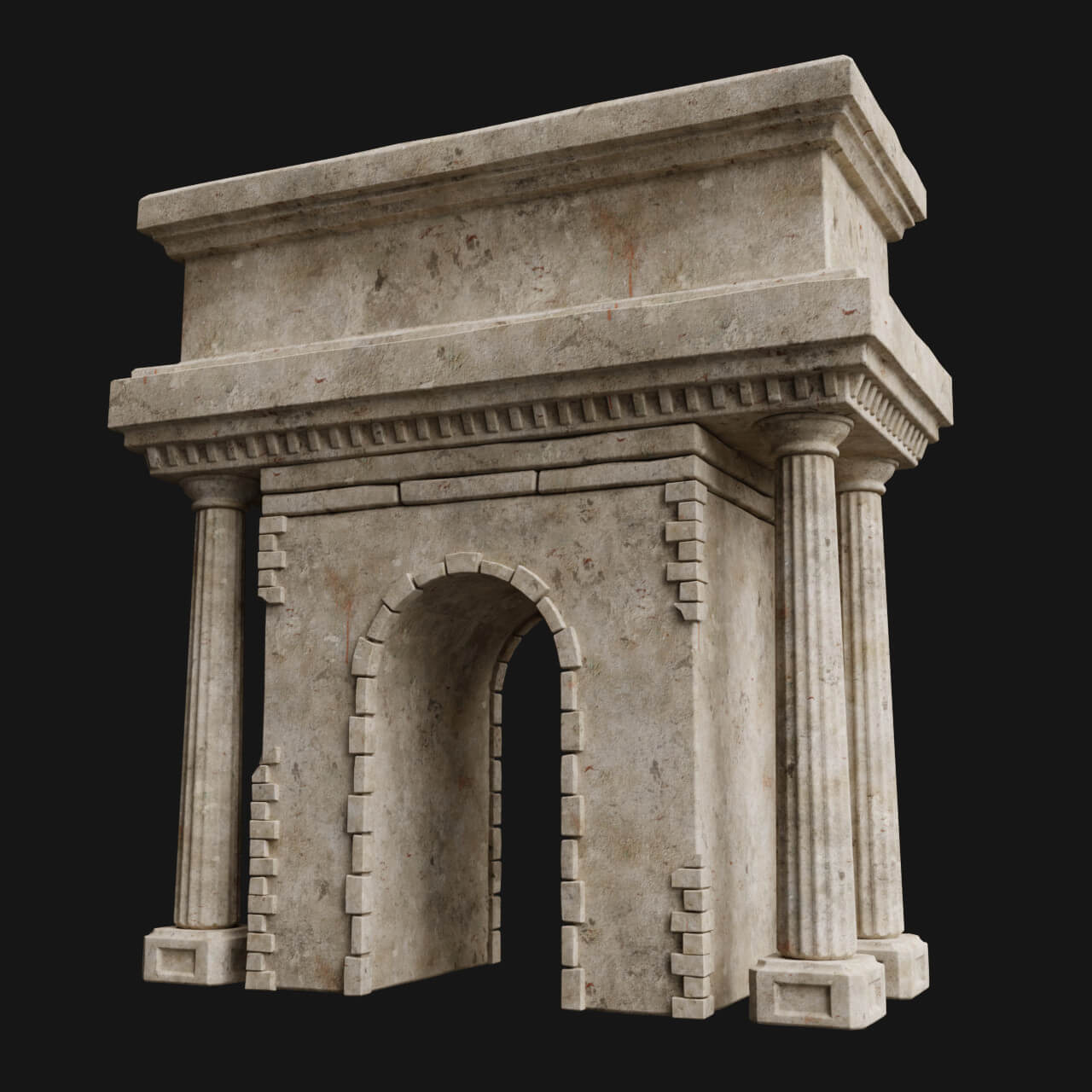 Ancient Ruin Old Greek Roman Ruins Collection - 3D Model by Enterables