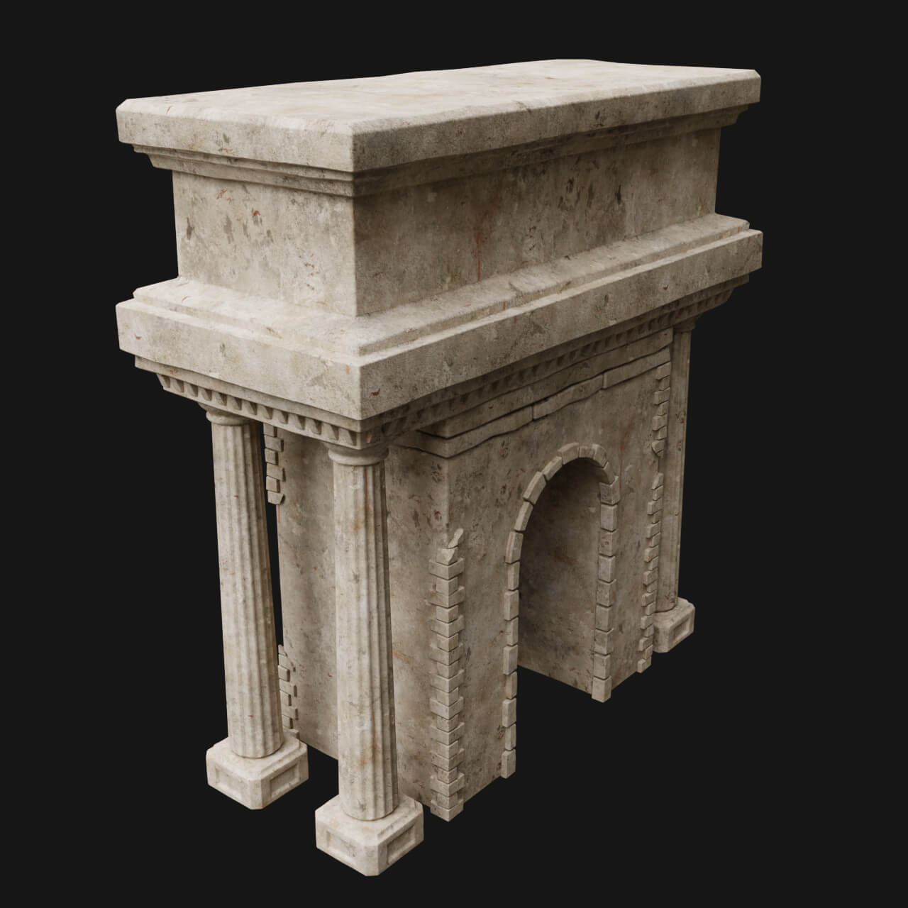 Ancient Ruin Old Greek Roman Ruins Collection - 3D Model by Enterables
