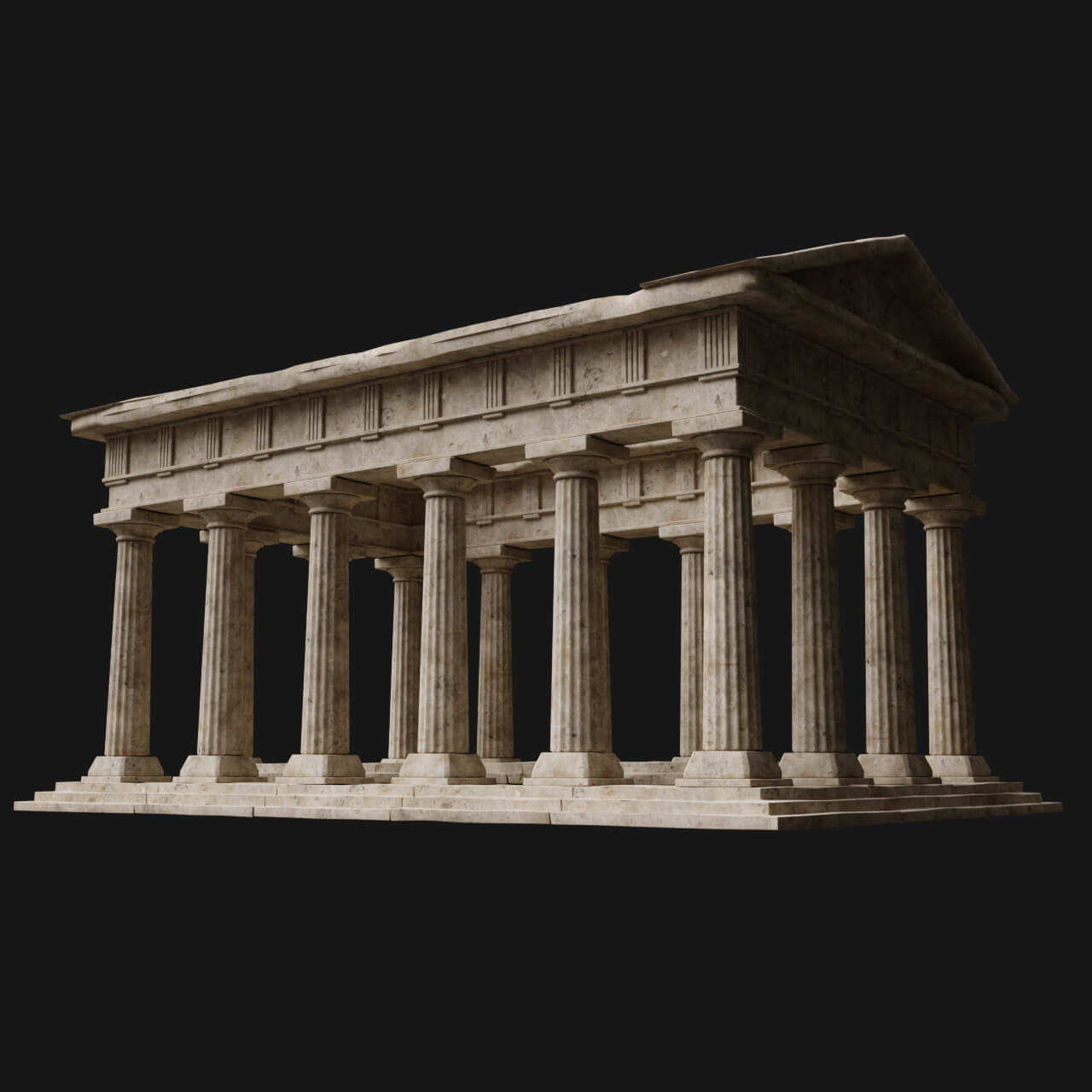 Ancient Ruin Old Greek Roman Ruins Collection - 3D Model by Enterables