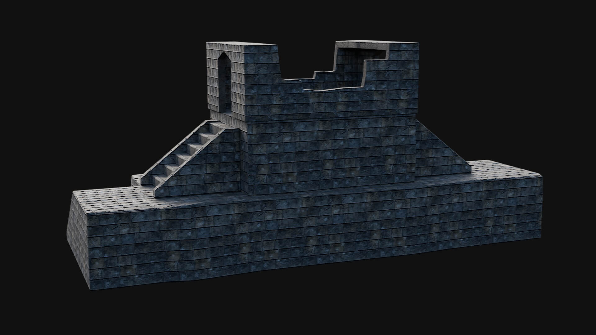 Ancient Stone Buildings - 3D Model by Enterables