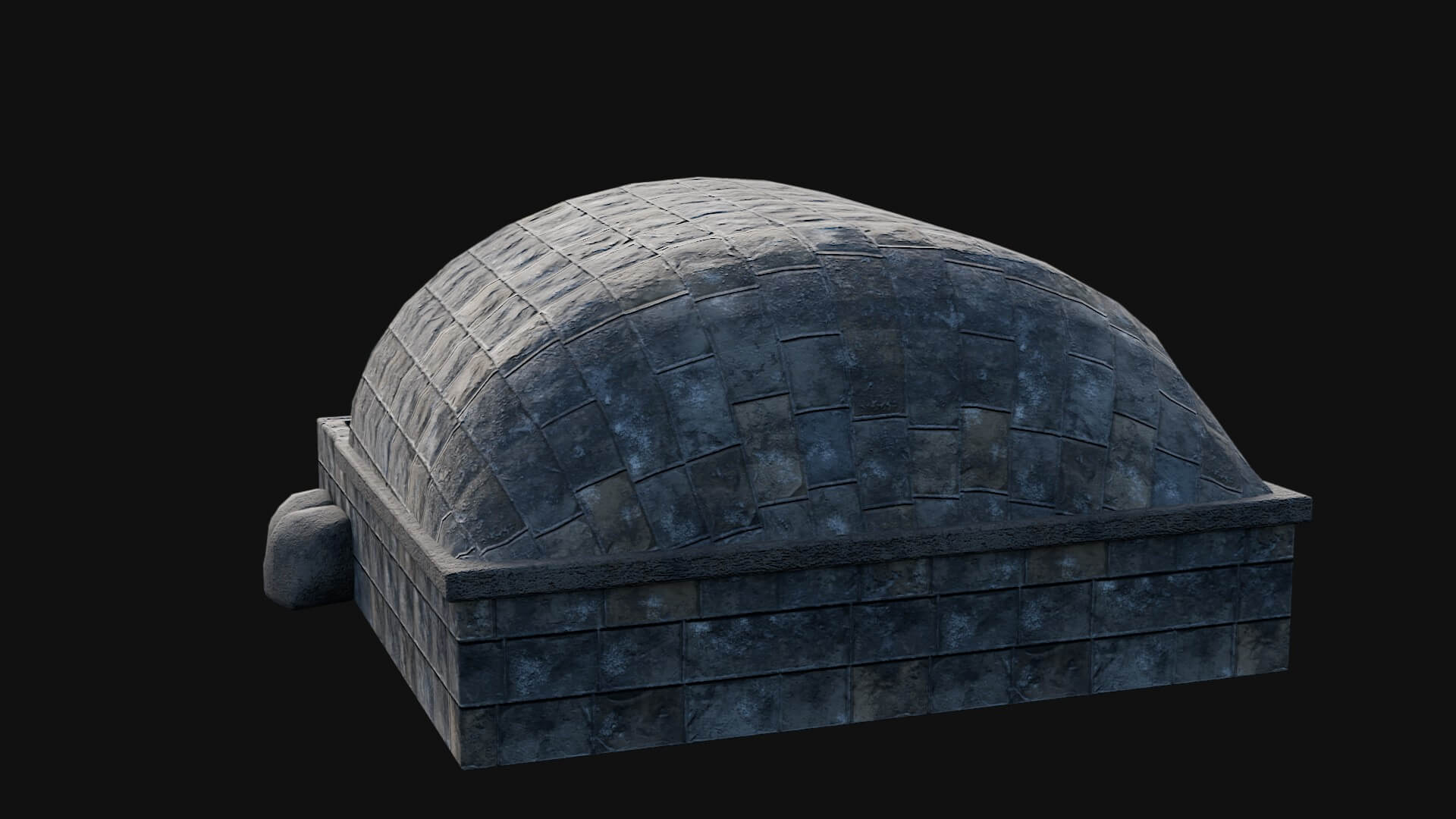 Ancient Stone Buildings - 3D Model by Enterables