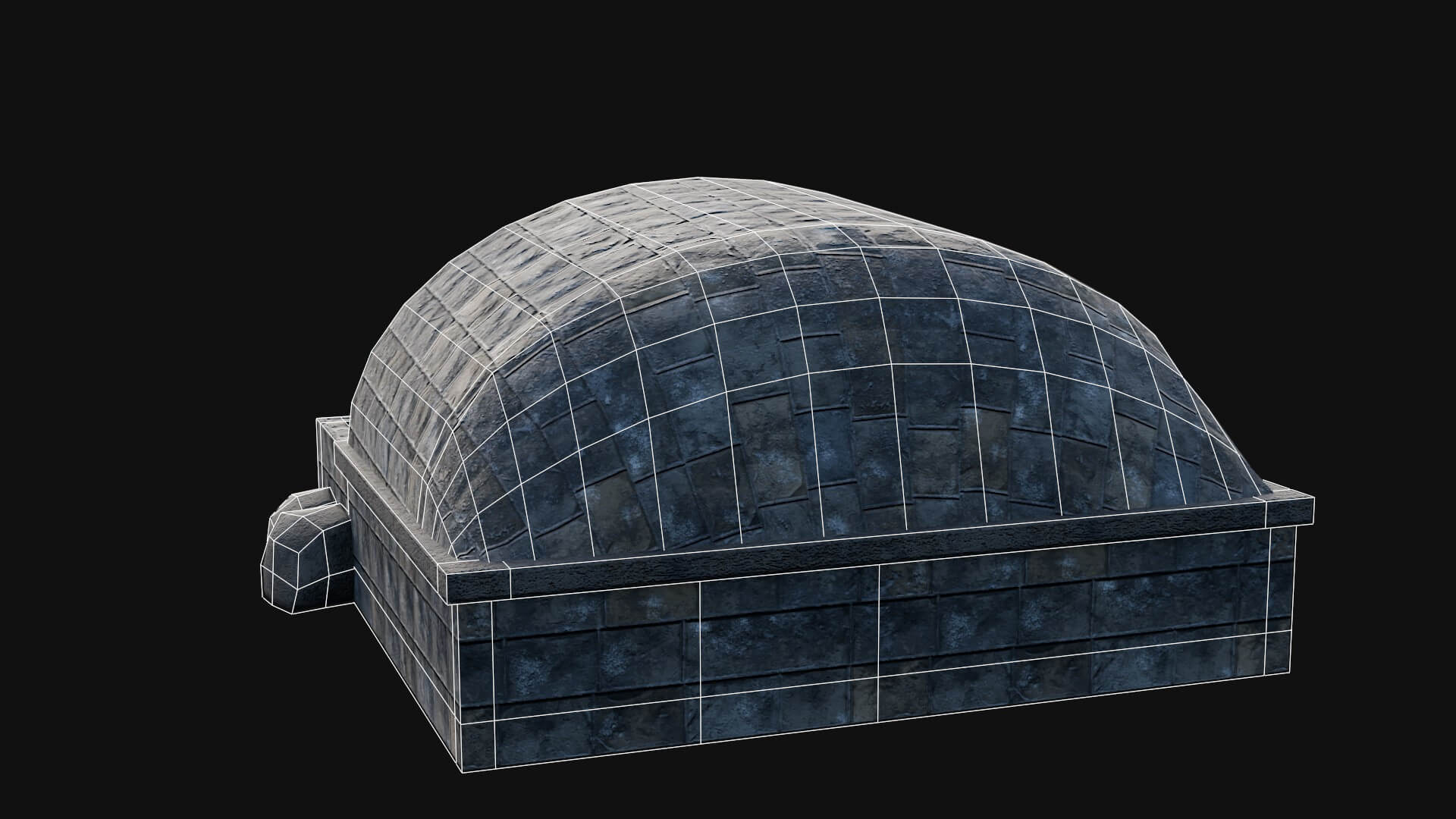 Ancient Stone Buildings - 3D Model by Enterables