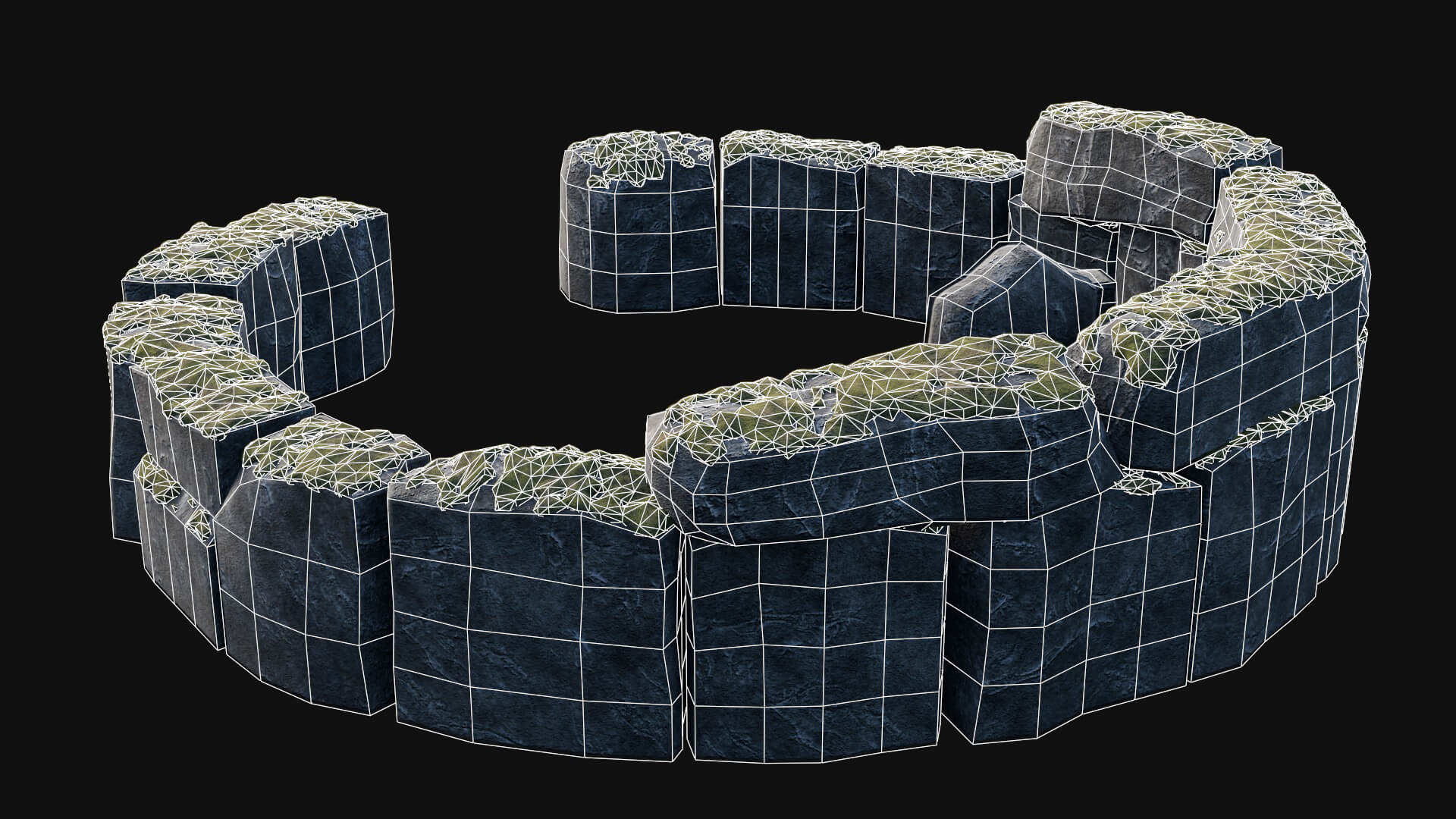 Ancient Stone Circles - 3D Model by Enterables