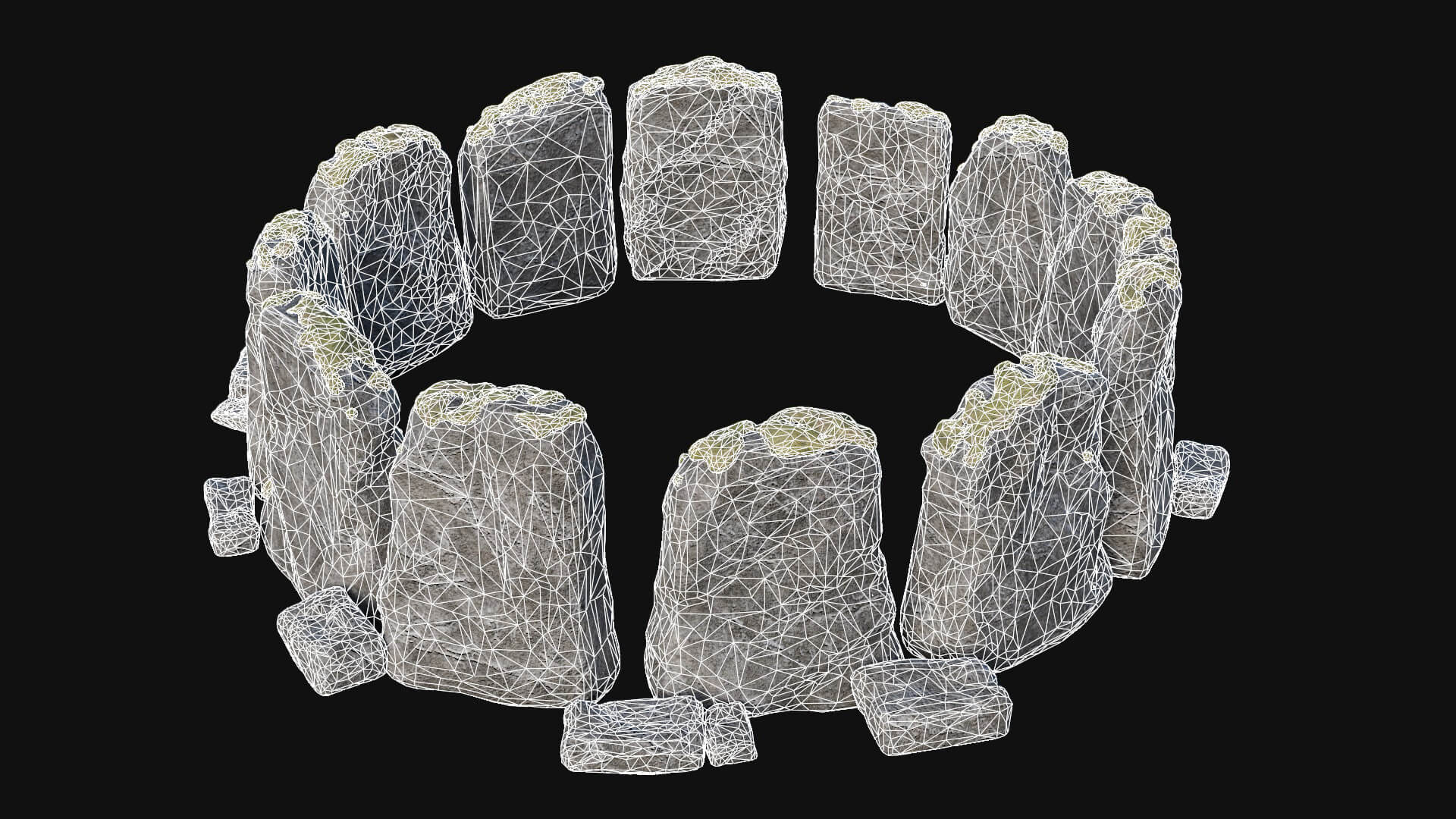 Ancient Stone Circles - 3D Model by Enterables
