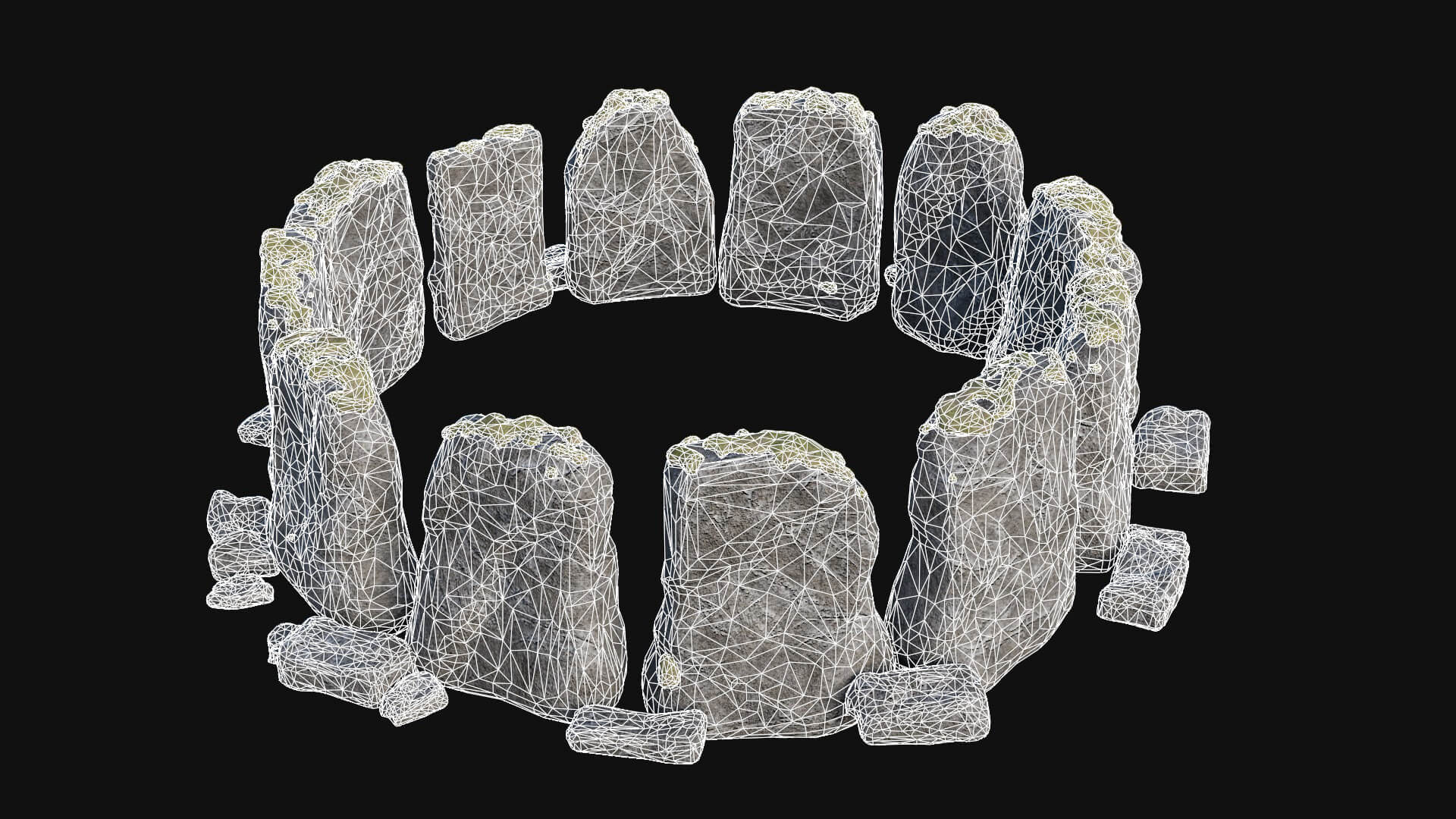 Ancient Stone Circles - 3D Model by Enterables