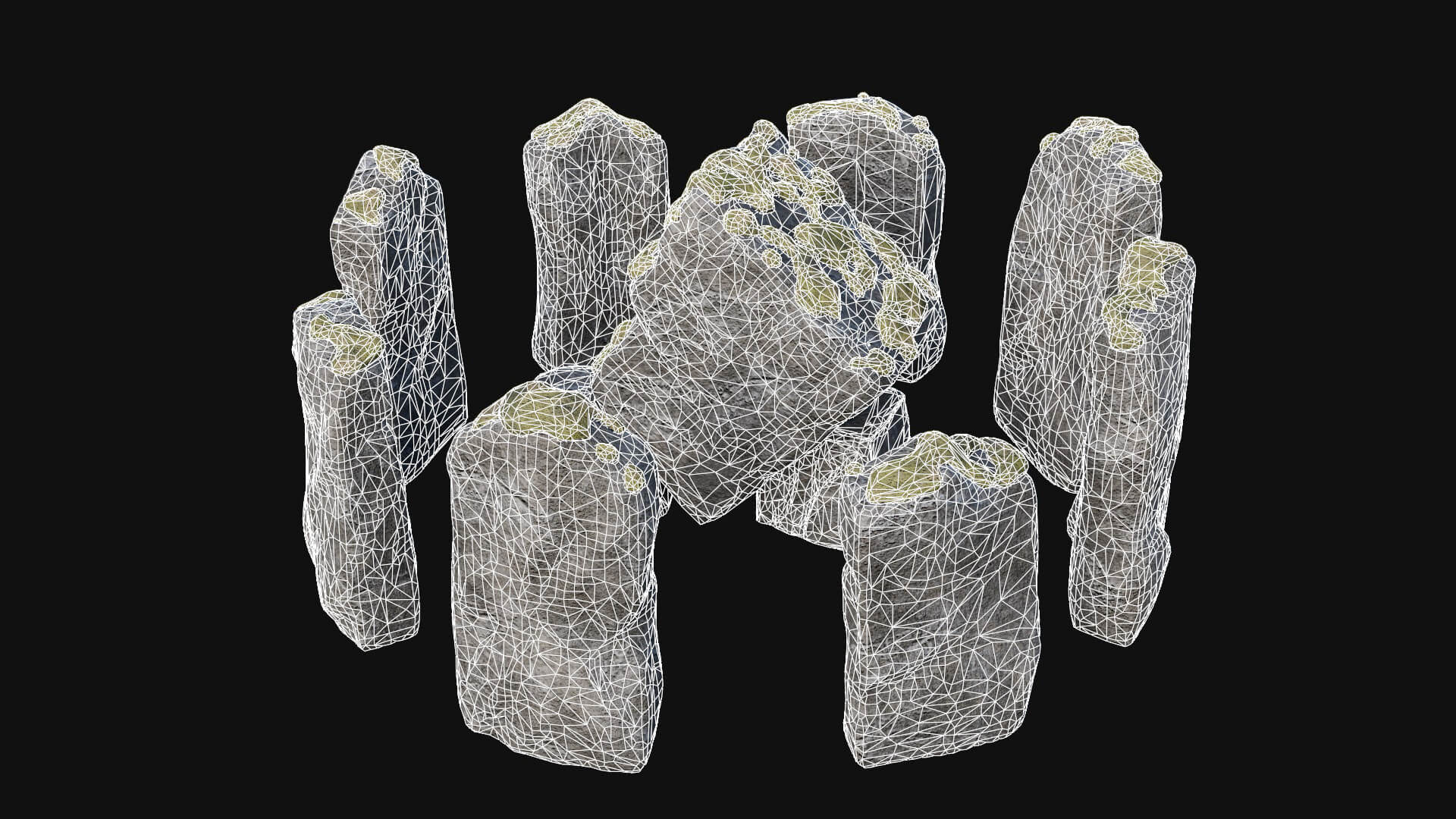 Ancient Stone Circles - 3D Model by Enterables