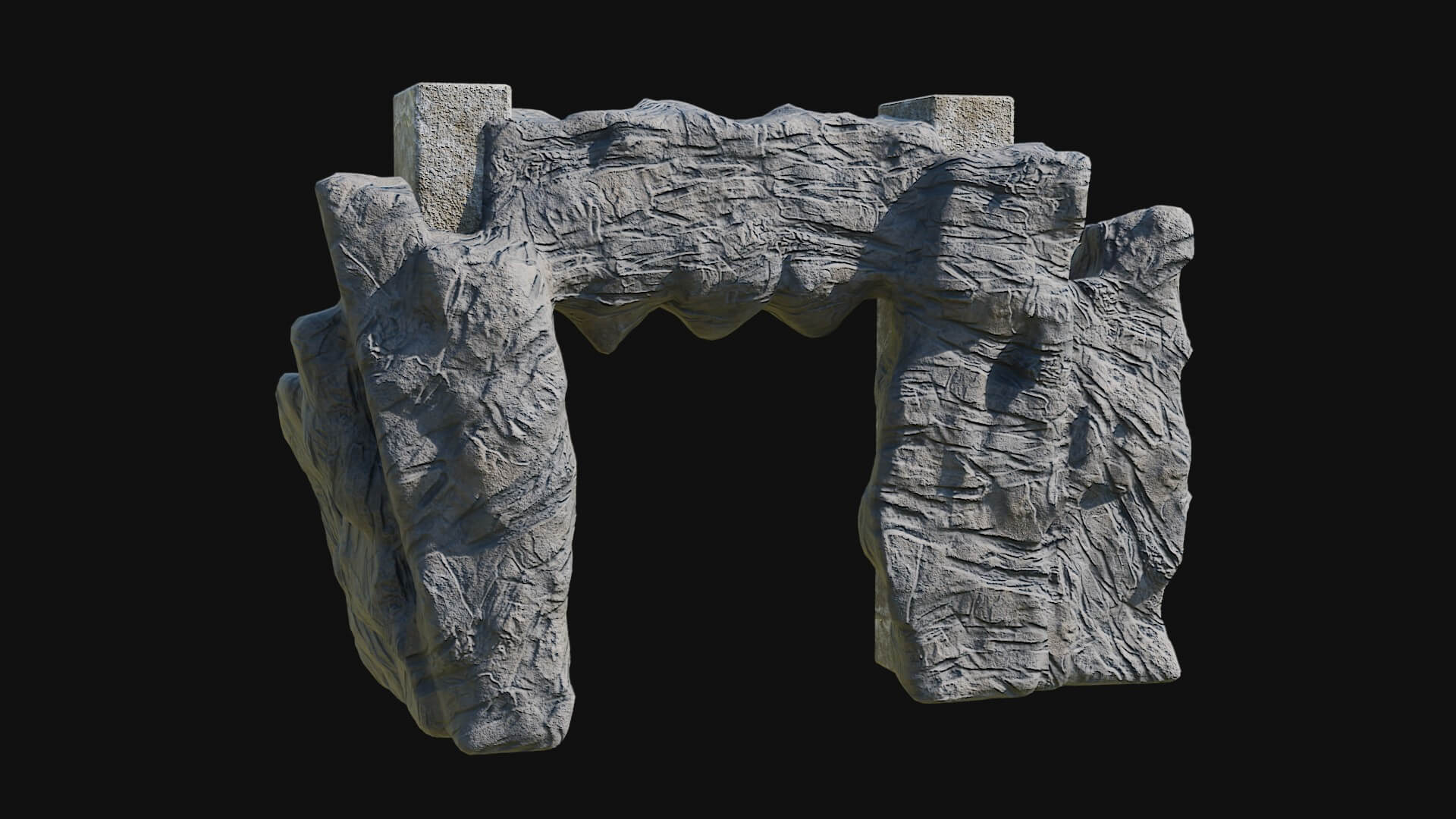 Ancient Stone Portals Collection - 3D Model by Enterables