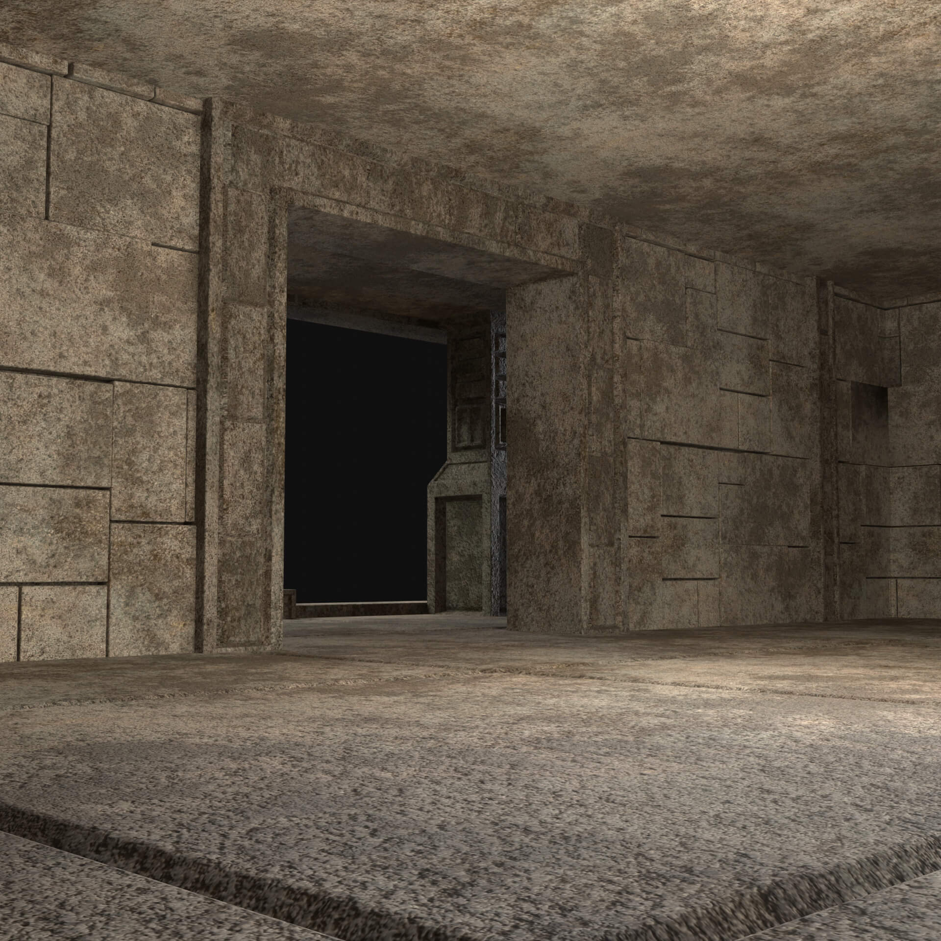 Ancient Temple Tomb Ruin Collection - 3D Model by Enterables