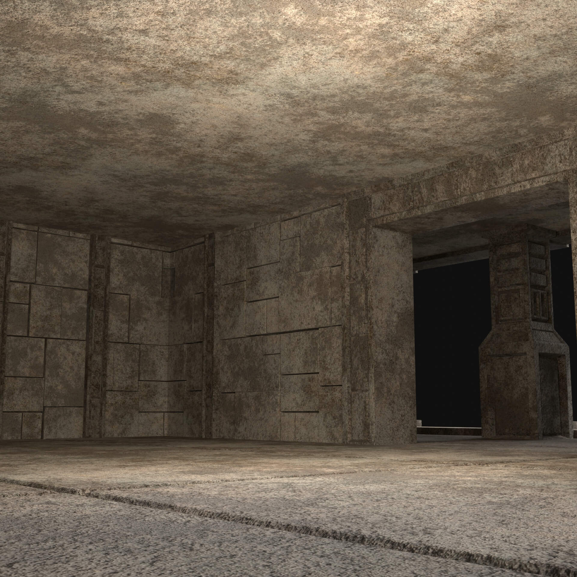 Ancient Temple Tomb Ruin Collection - 3D Model by Enterables