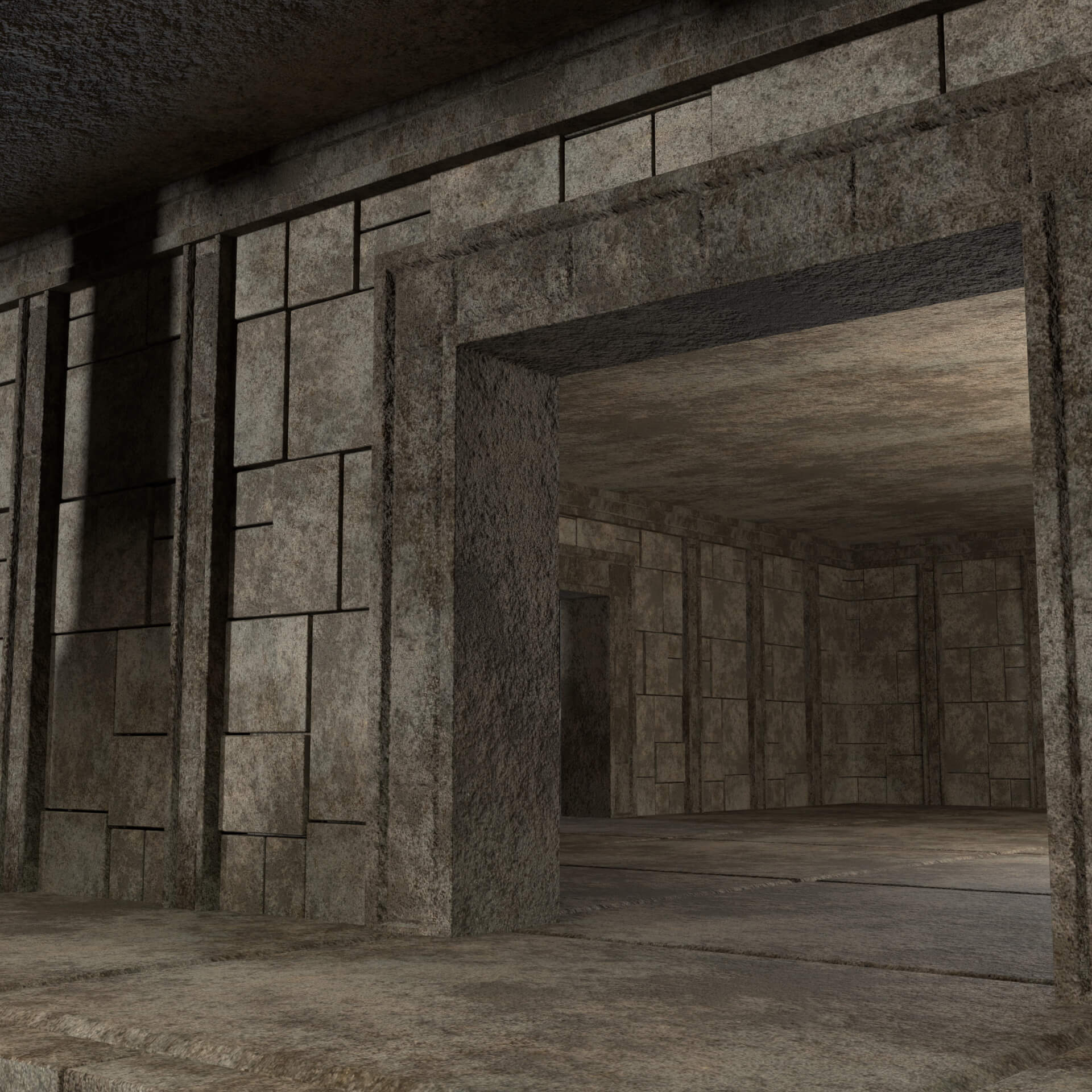 Ancient Temple Tomb Ruin Collection - 3D Model by Enterables