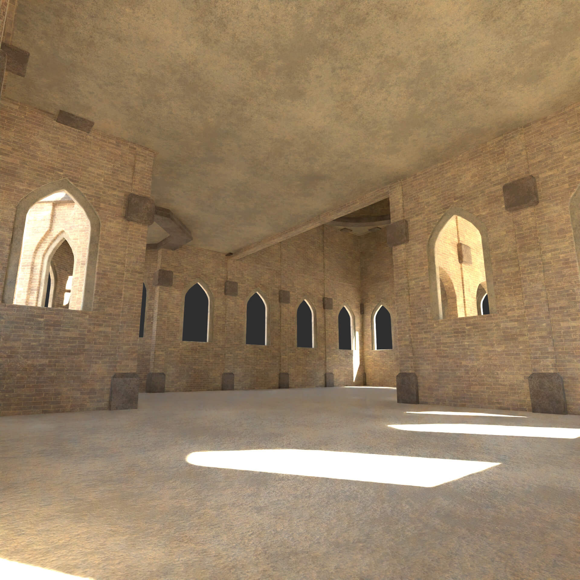 Arab Temple Church Desert Collection - 3D Model by Enterables