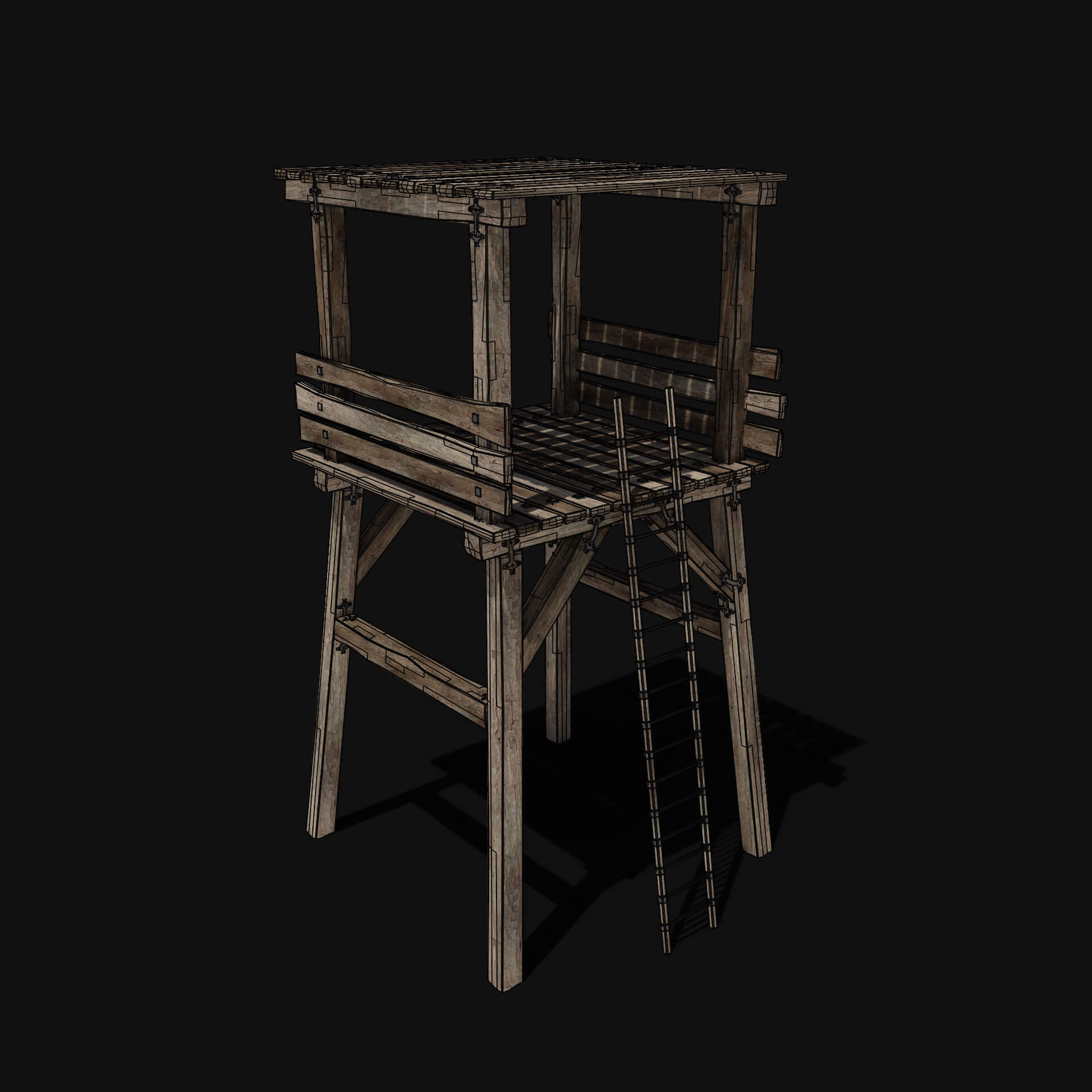 Arena Fighting Construction Builder - 3D Model by Enterables