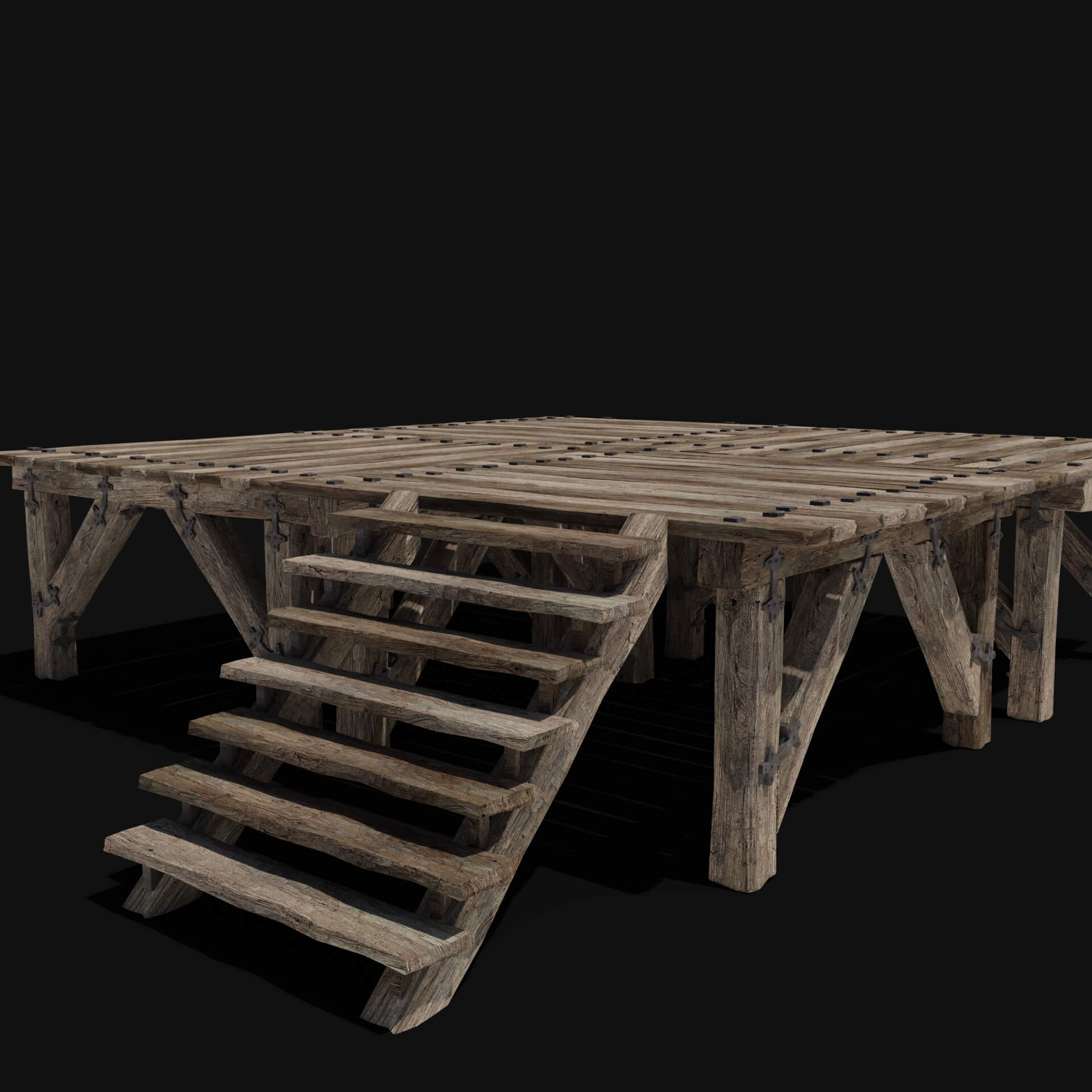 Arena Fighting Construction Builder - 3D Model by Enterables