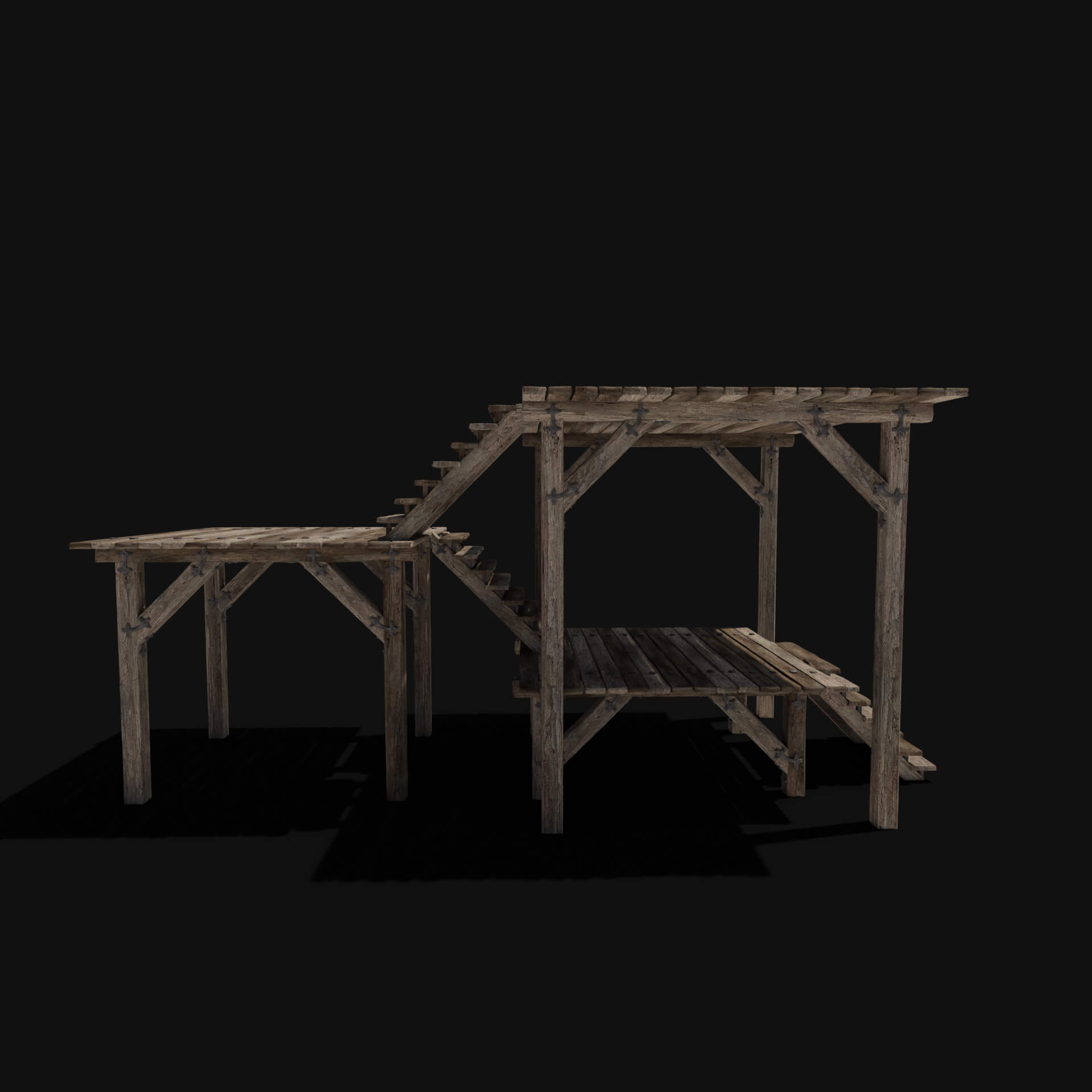 Arena Fighting Construction Builder - 3D Model by Enterables
