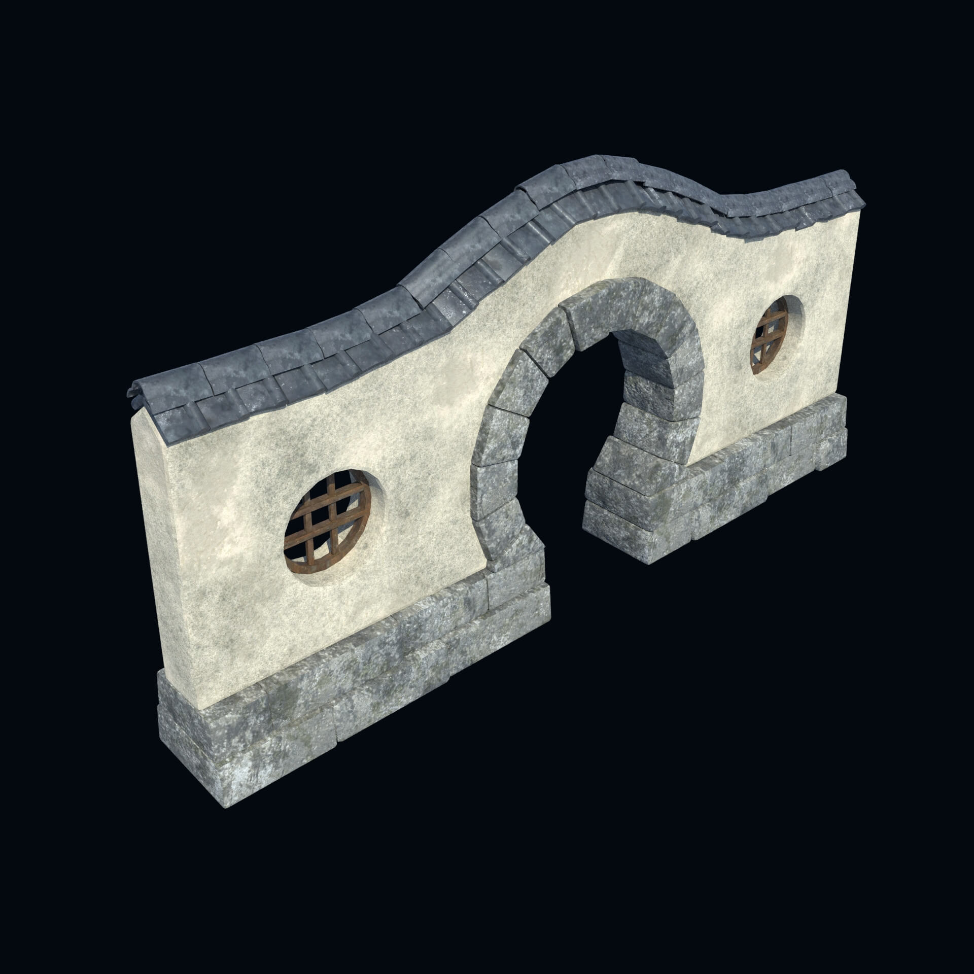 Asian Japan Constructions Structures Collection - 3D Model by Enterables