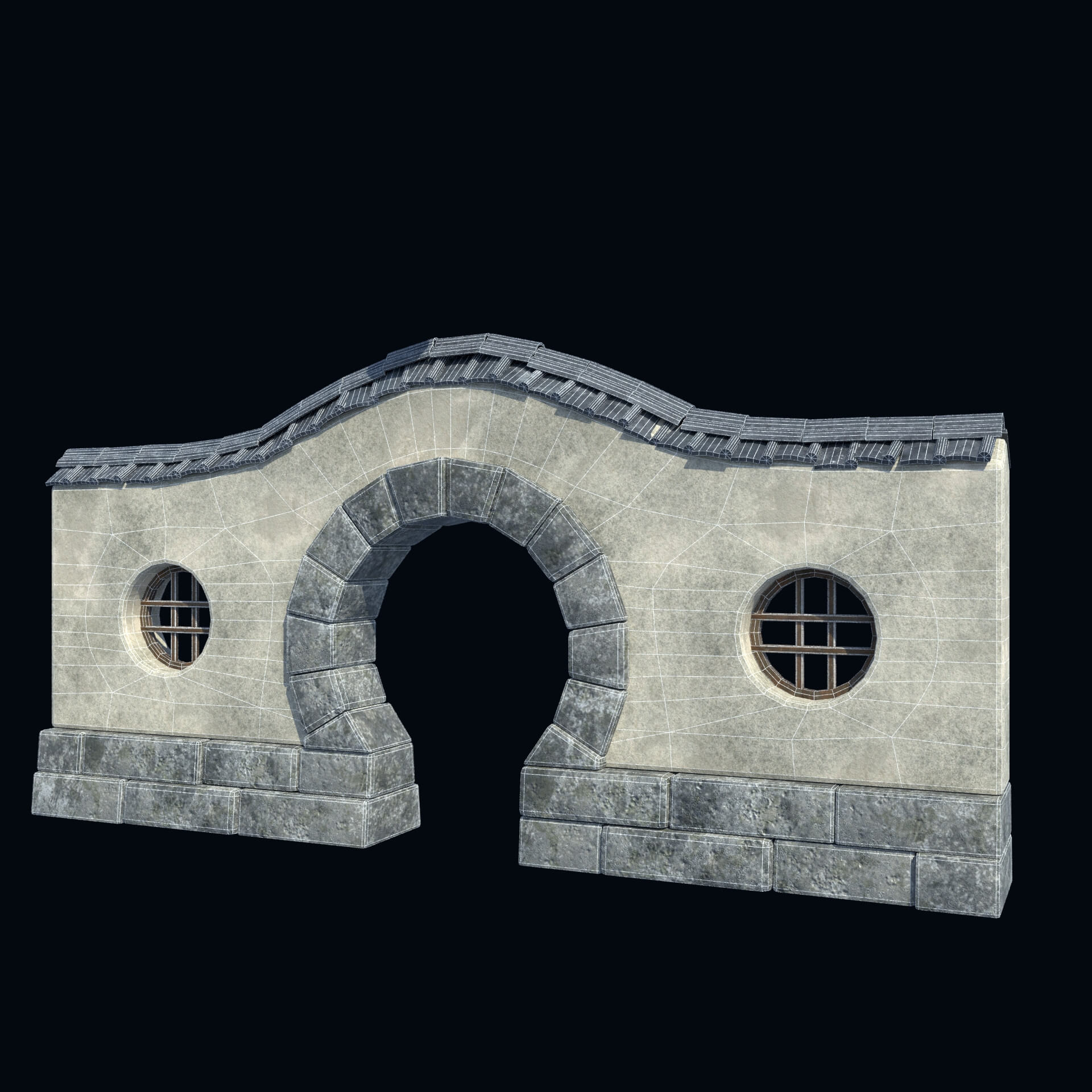 Asian Japan Constructions Structures Collection - 3D Model by Enterables