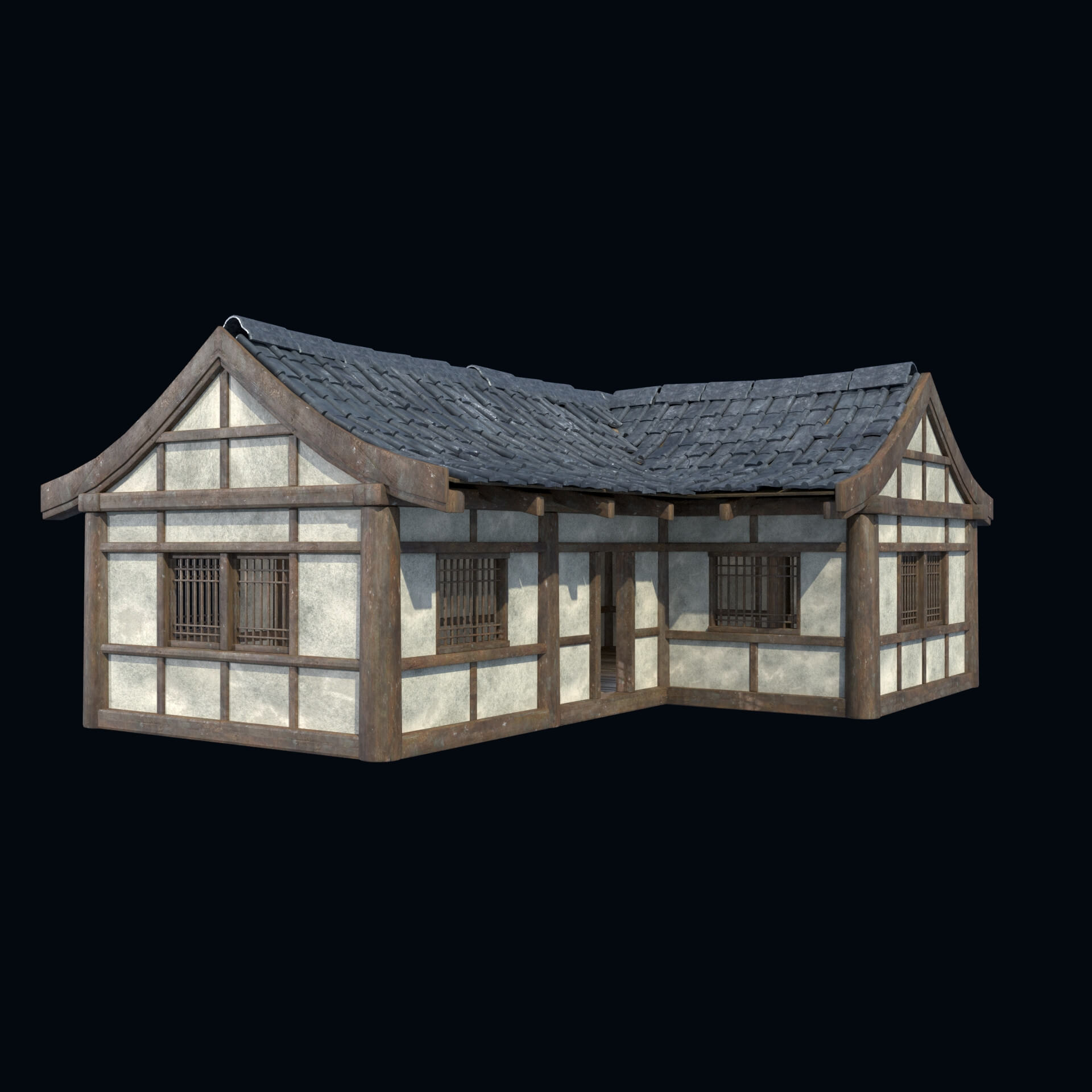 Asian Design Medieval Houses Asian Or Chinese Building Or Temple In