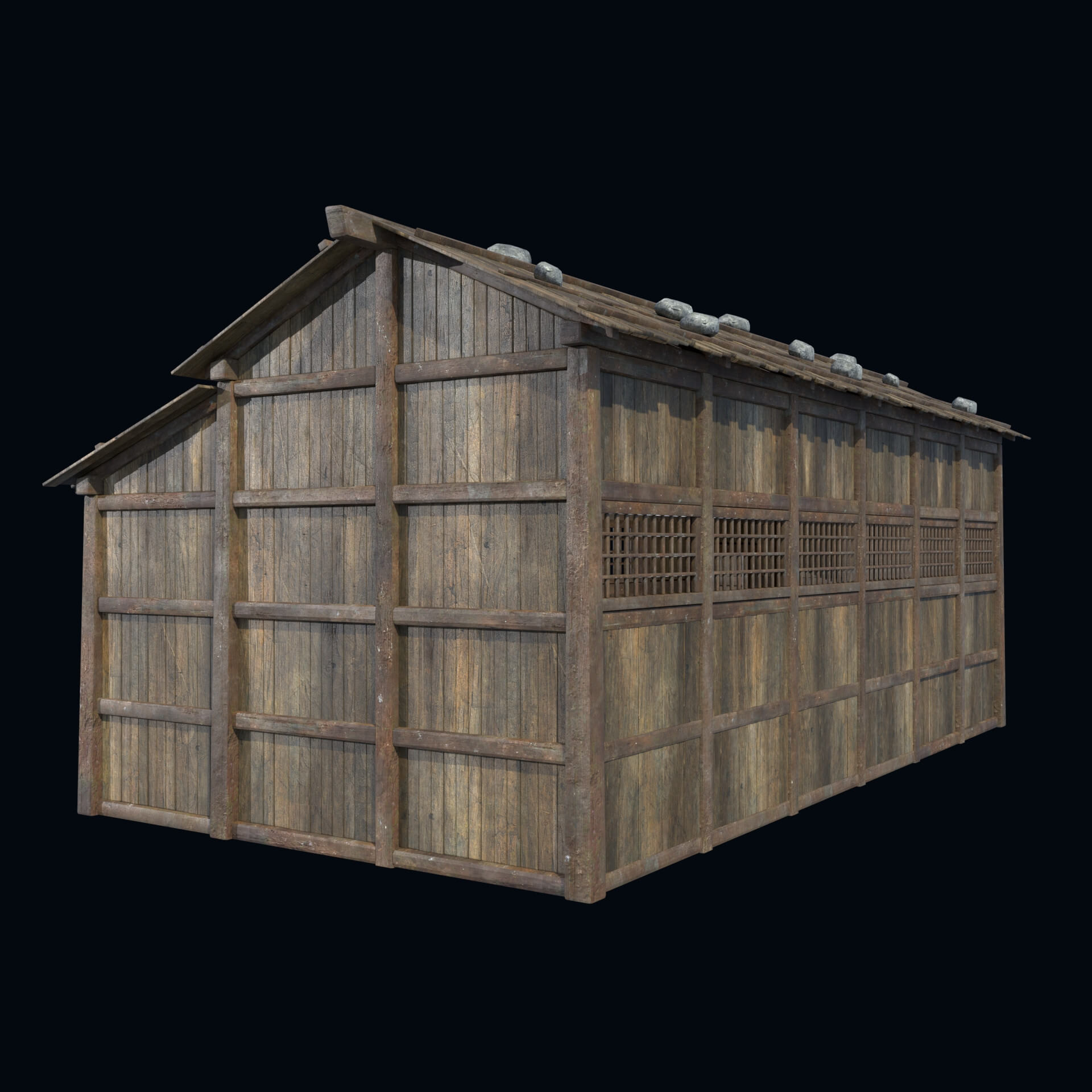 Asian Japan Industrial Building Collection - 3D Model by Enterables