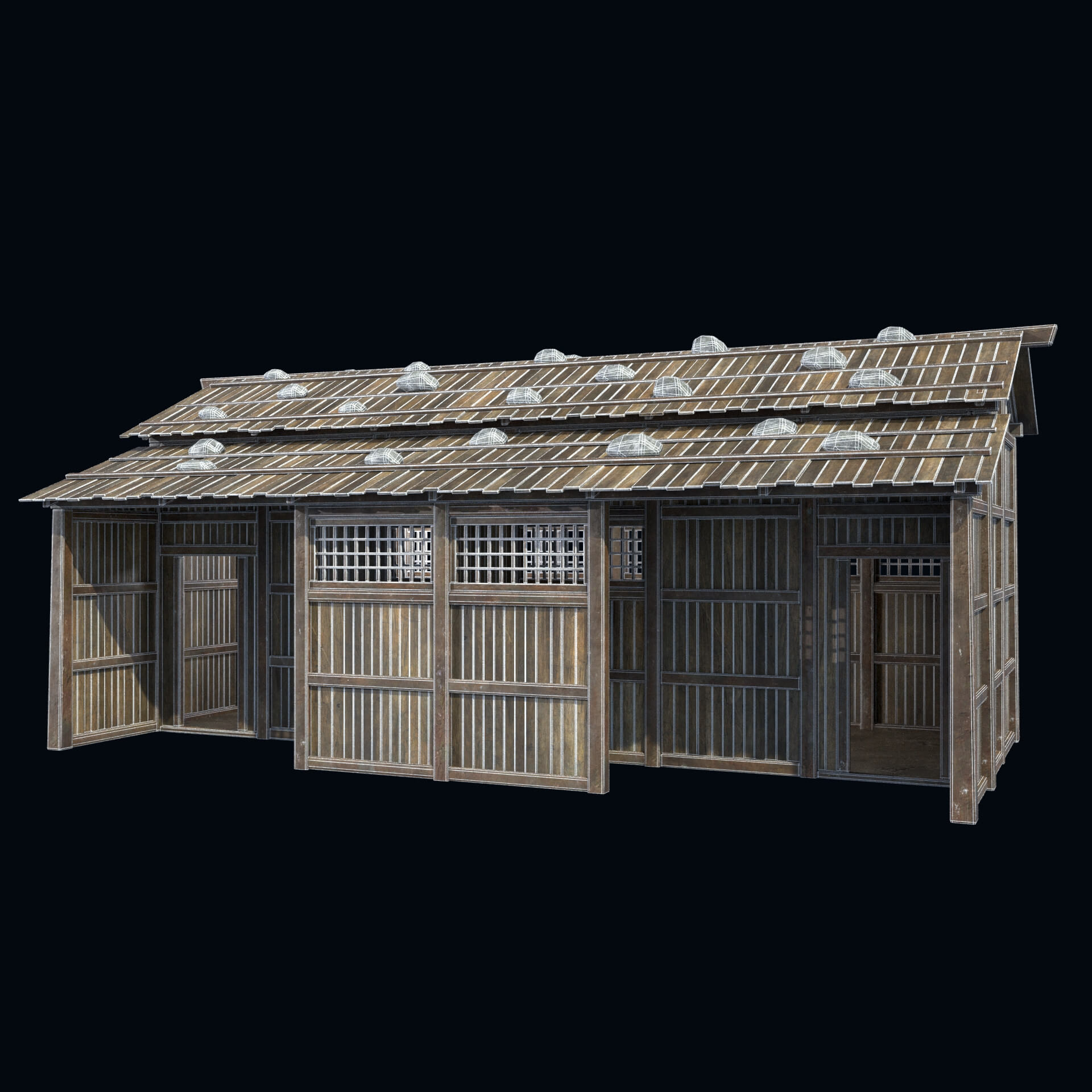Asian Japan Industrial Building Collection - 3D Model by Enterables