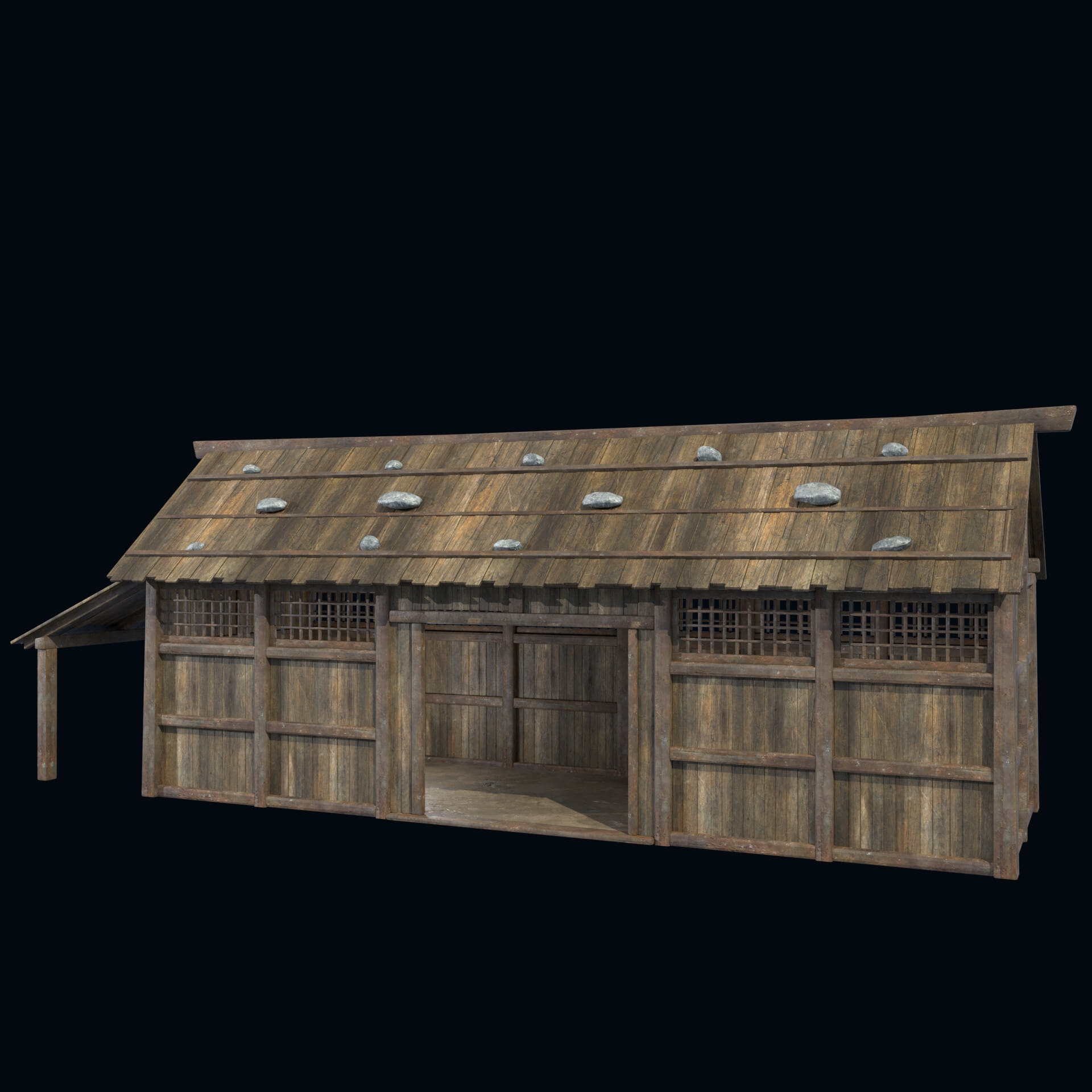 Asian Japan Industrial Building Collection - 3D Model by Enterables