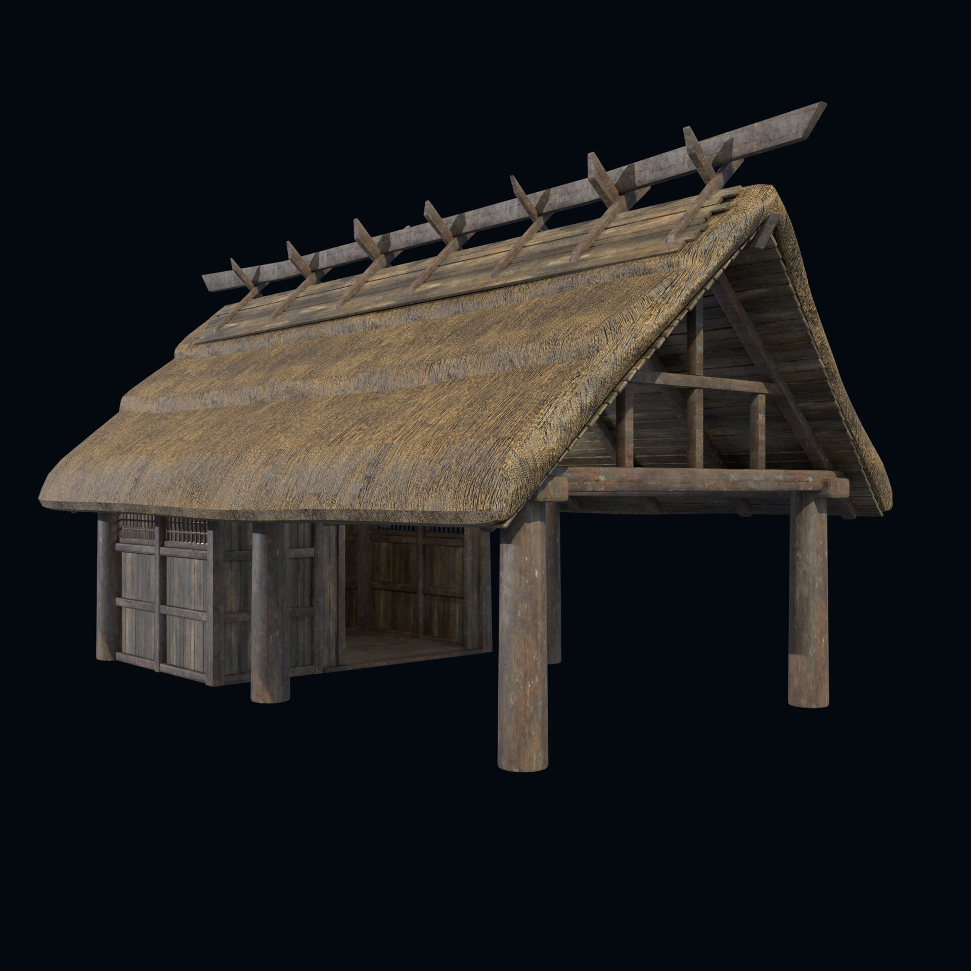 Asian Japan Industrial Building Collection - 3D Model by Enterables
