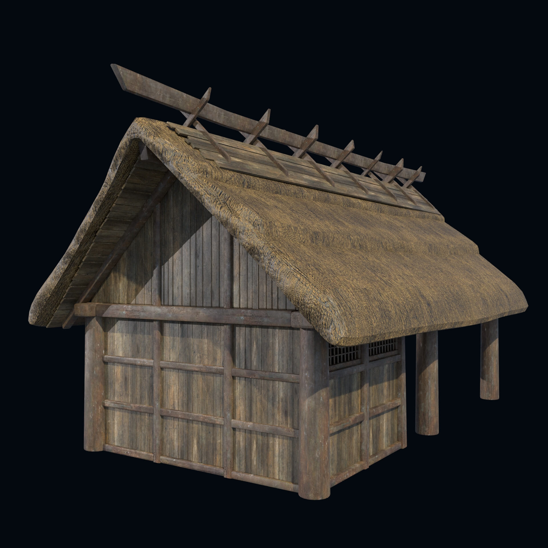 Asian Japan Industrial Building Collection - 3D Model by Enterables
