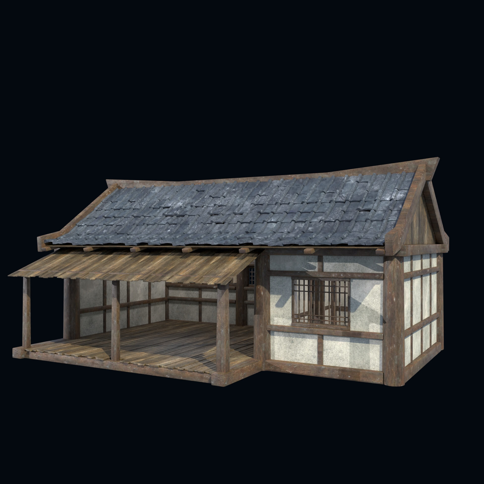 Asian Japan Industrial Building Collection - 3D Model by Enterables